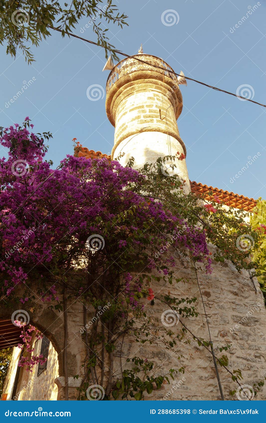 Solid and Nostalgic Stone Mosque Unique To the Old Datca Region, Turkey ...