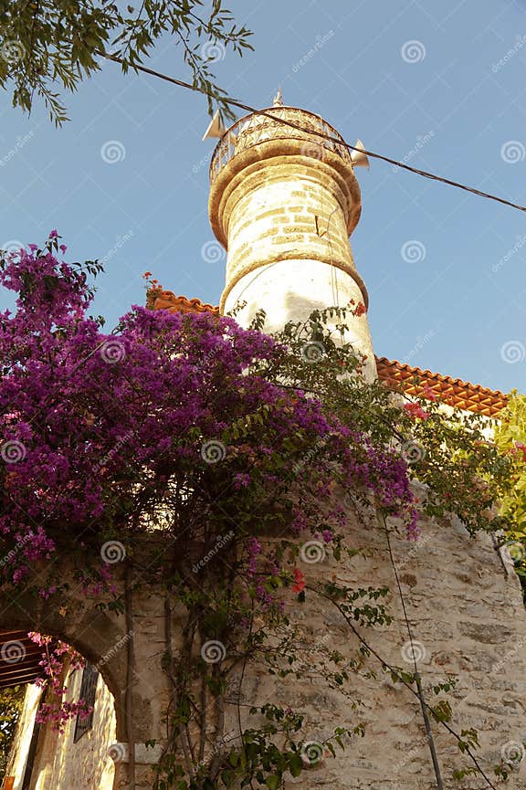Solid and Nostalgic Stone Mosque Unique To the Old Datca Region, Turkey ...