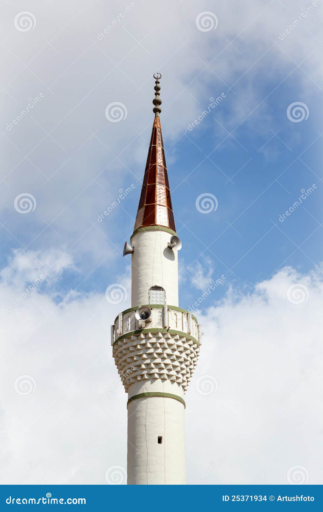 Small mosque in Turkey stock photo. Image of minaret - 25371934