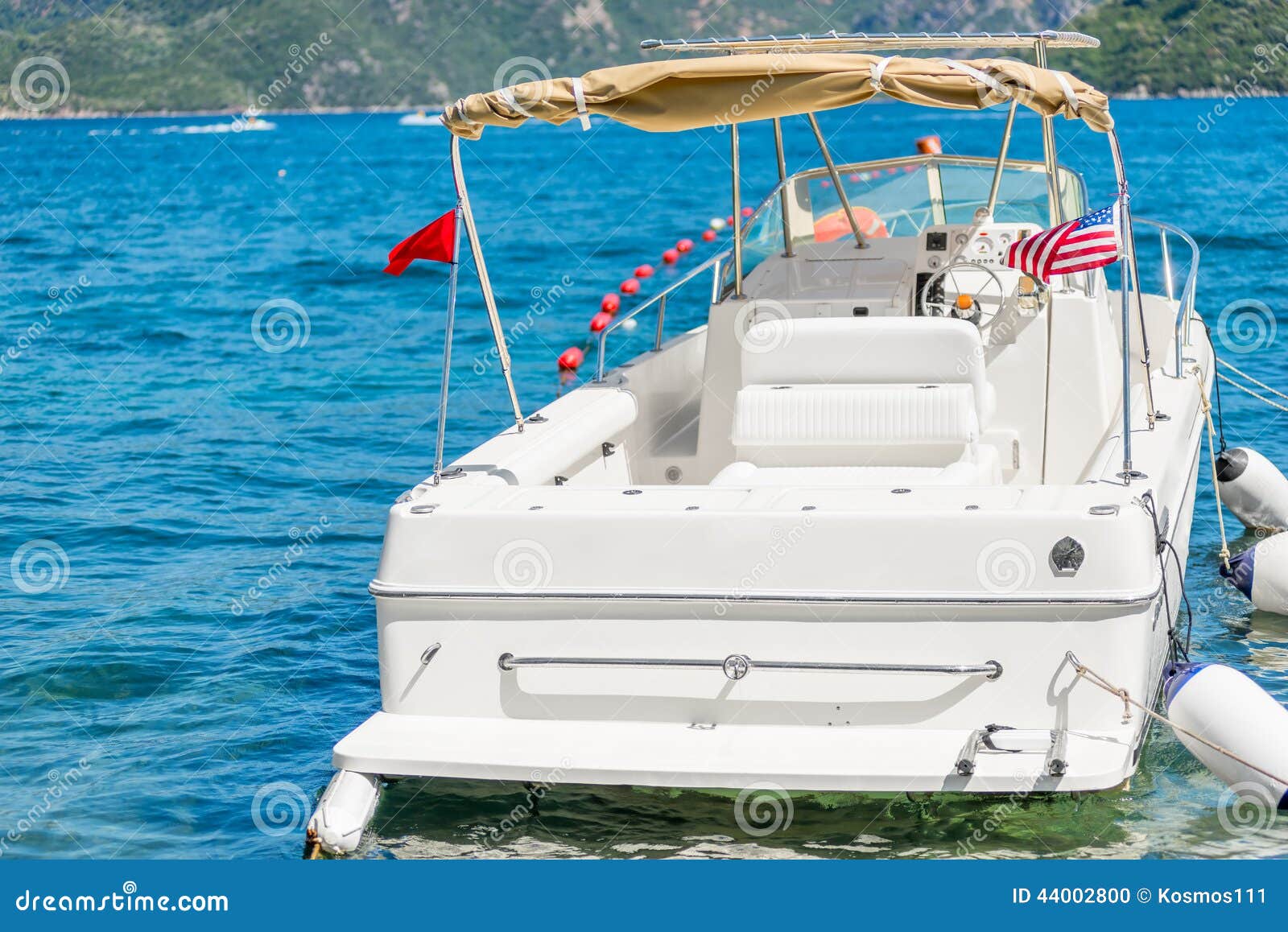 Small motor yacht stock photo. Image of travel, small - 44002800