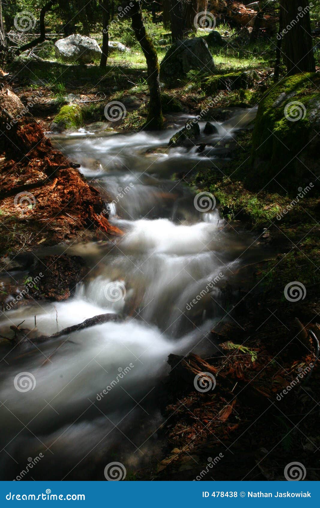 Small Moving Stream stock photo. Image of moving, melting - 478438