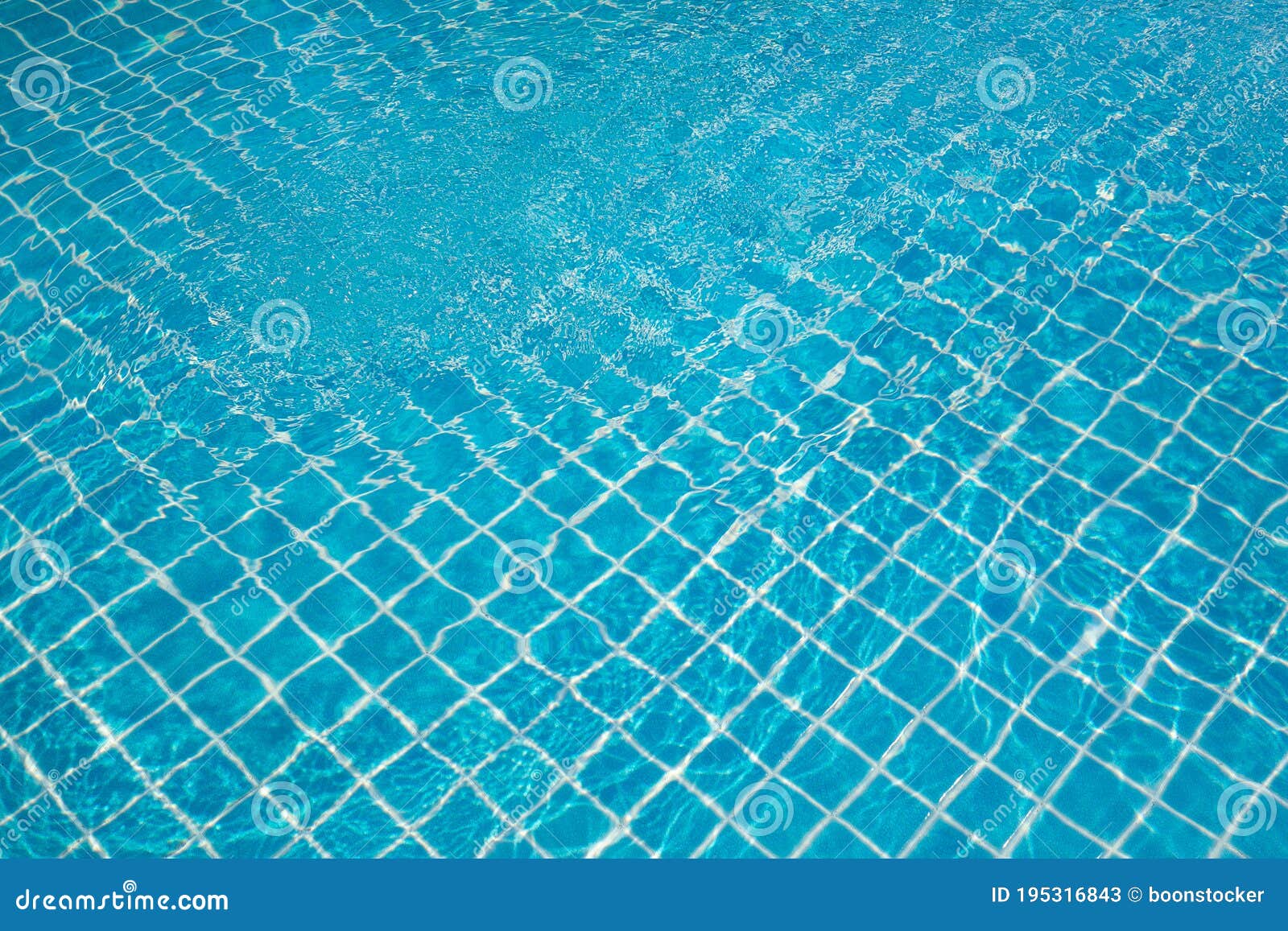 Small Moving Waves in the Outdoors Swimming Pool Stock Image - Image of ...