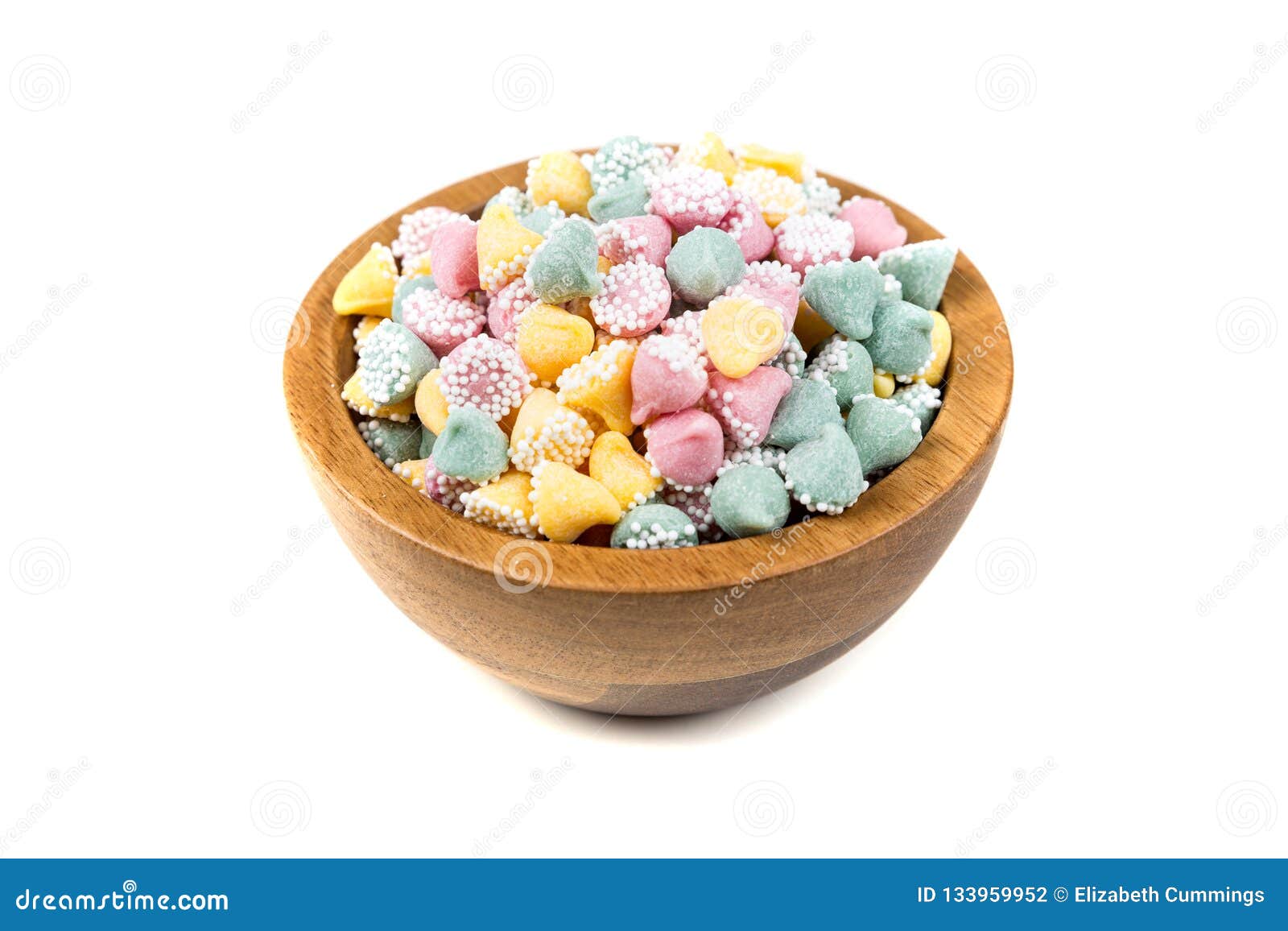 Small Multicolored Drops with Sugar Ball Coating Mints Stock Photo ...