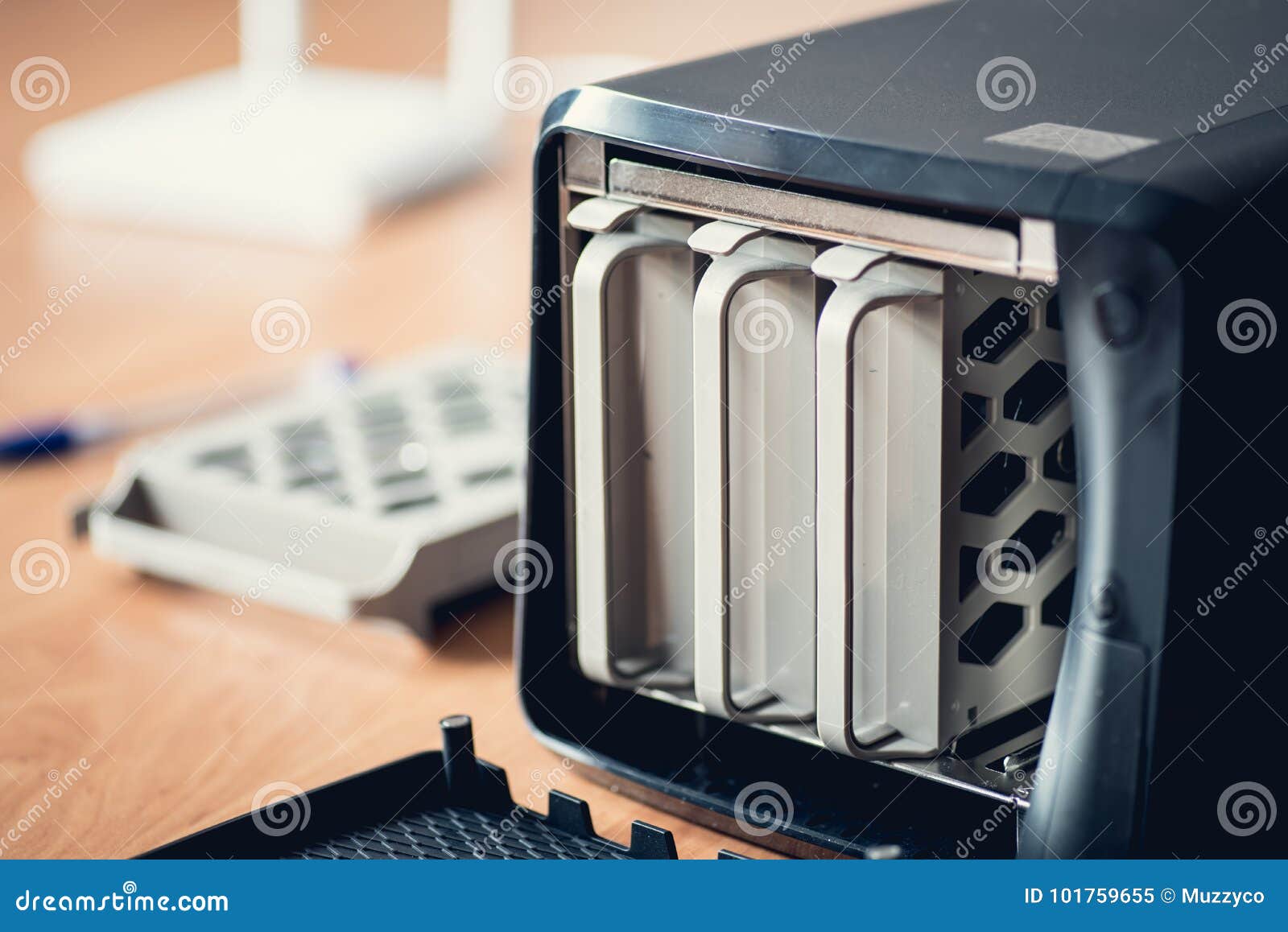 Small NAS server stock image. Image of center, cluster - 101759655