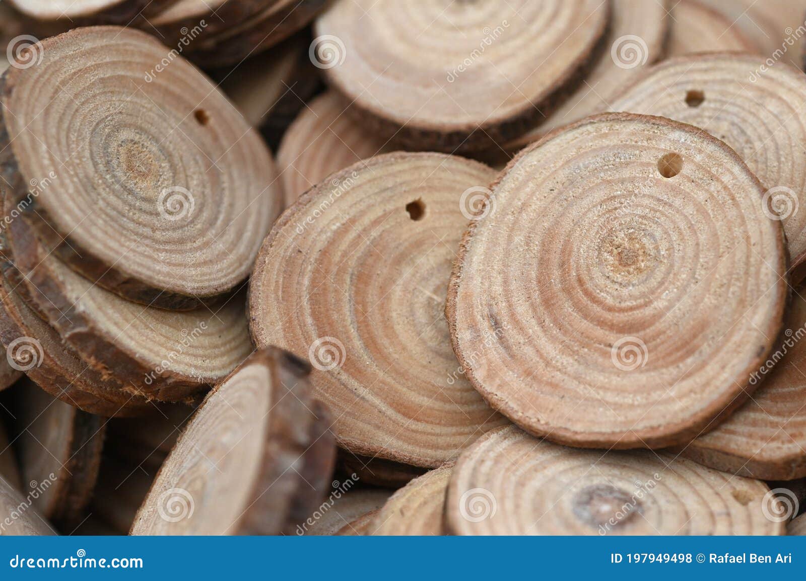 Wood Circles Pieces Disk Tree Bark Stock Photo - Image of pieces ...