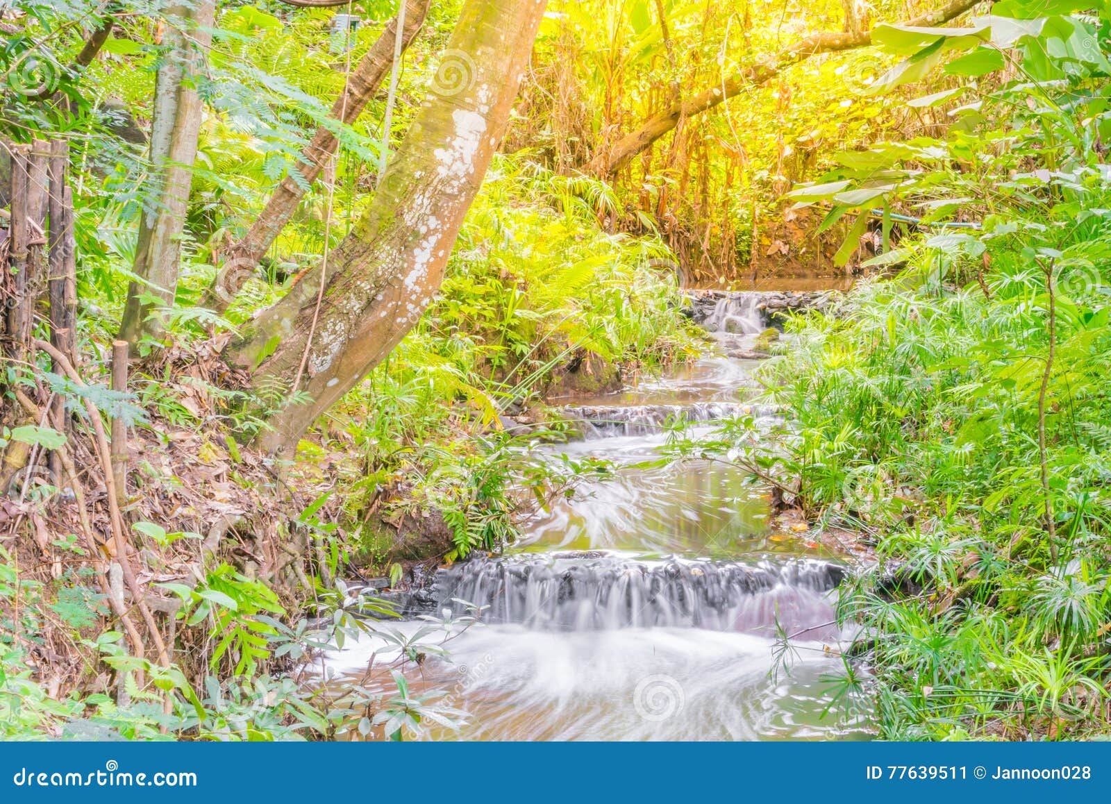 Small Natural Spring Waterfall ( Filtered Image Processed Vintage ...