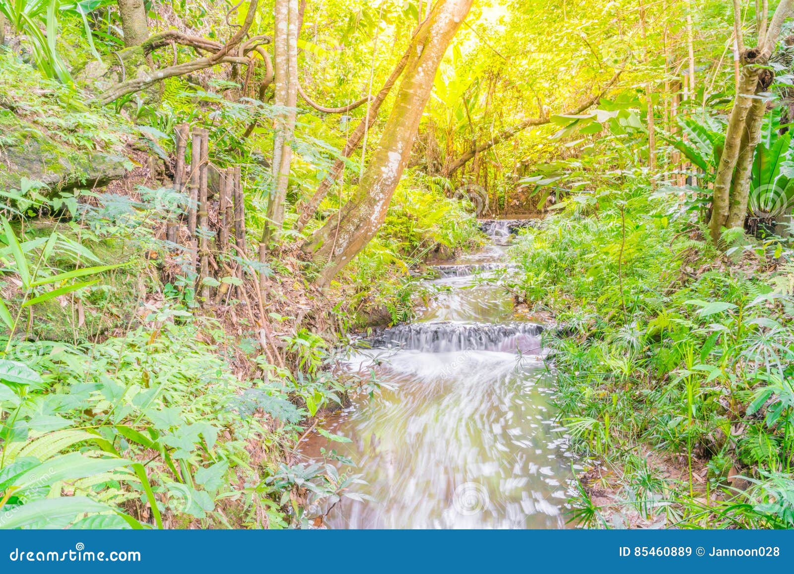 Small Natural Spring Waterfall ( Filtered Image Processed Vintage ...