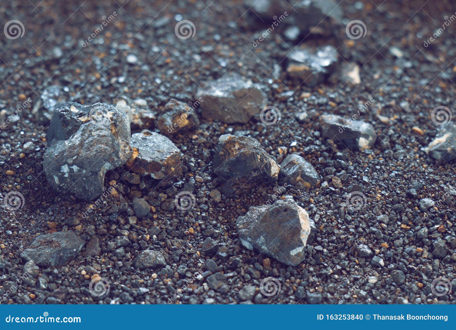 Naturally Tin Ore Sifting from Streams, Process of Panning for Minerals ...