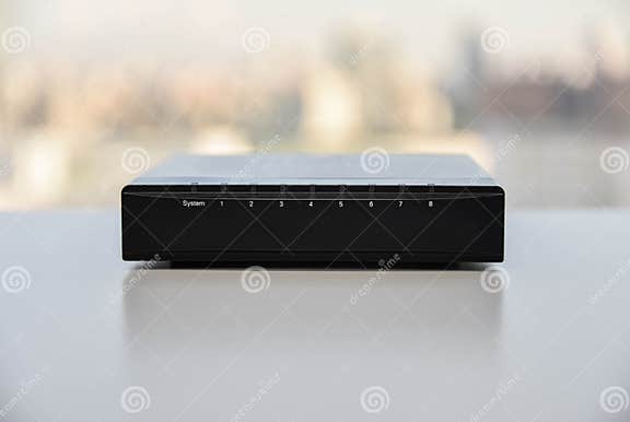 Small network switch stock image. Image of access, broadband - 68246703