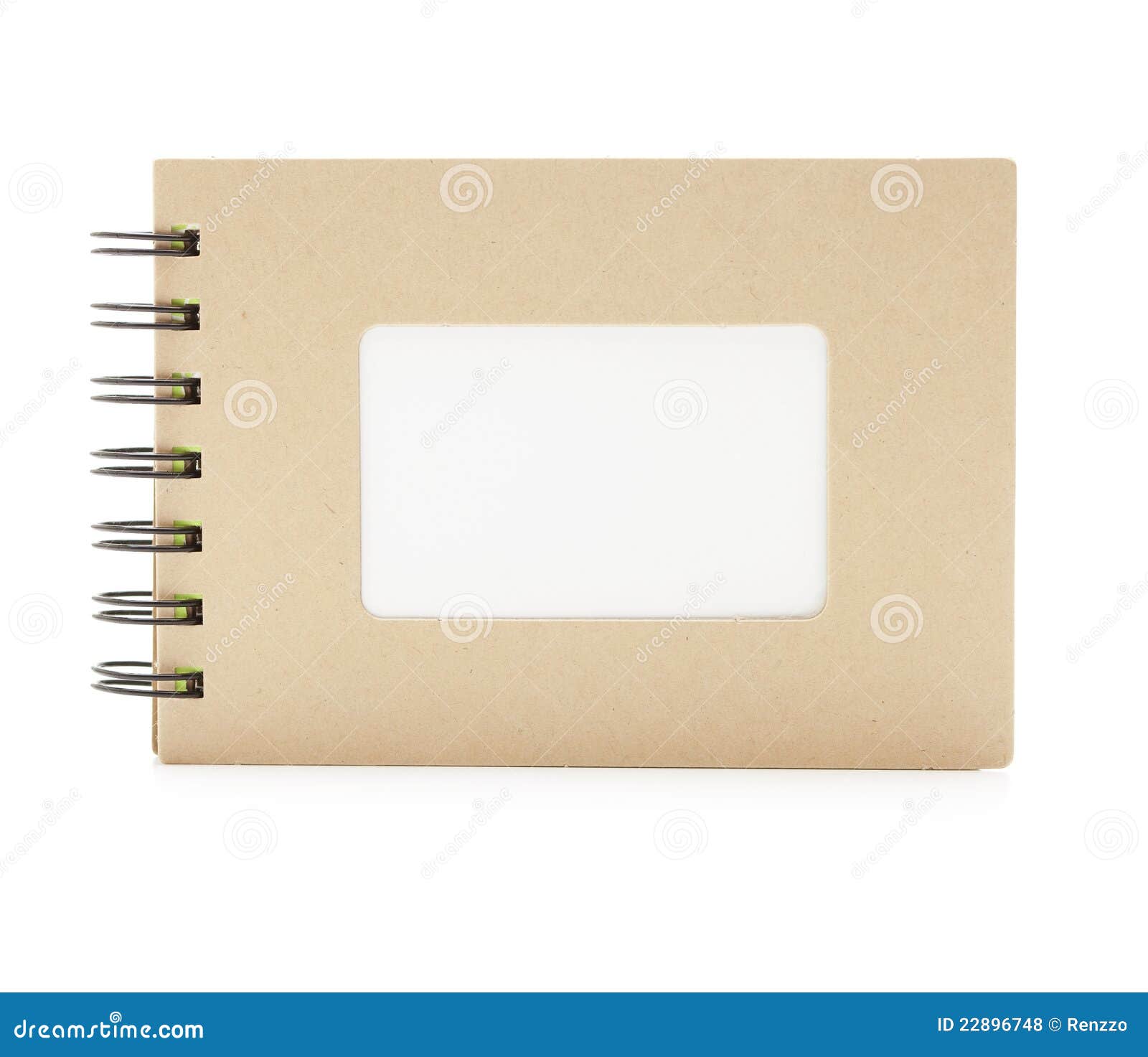 Small Note Book with Blank Title Section Stock Photo - Image of message ...