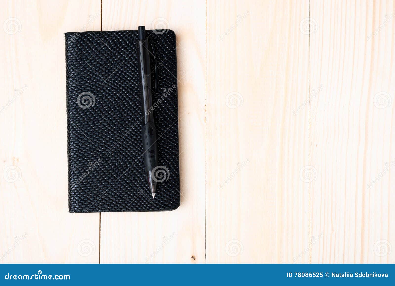Small notepad with pen stock image. Image of paper, close - 78086525