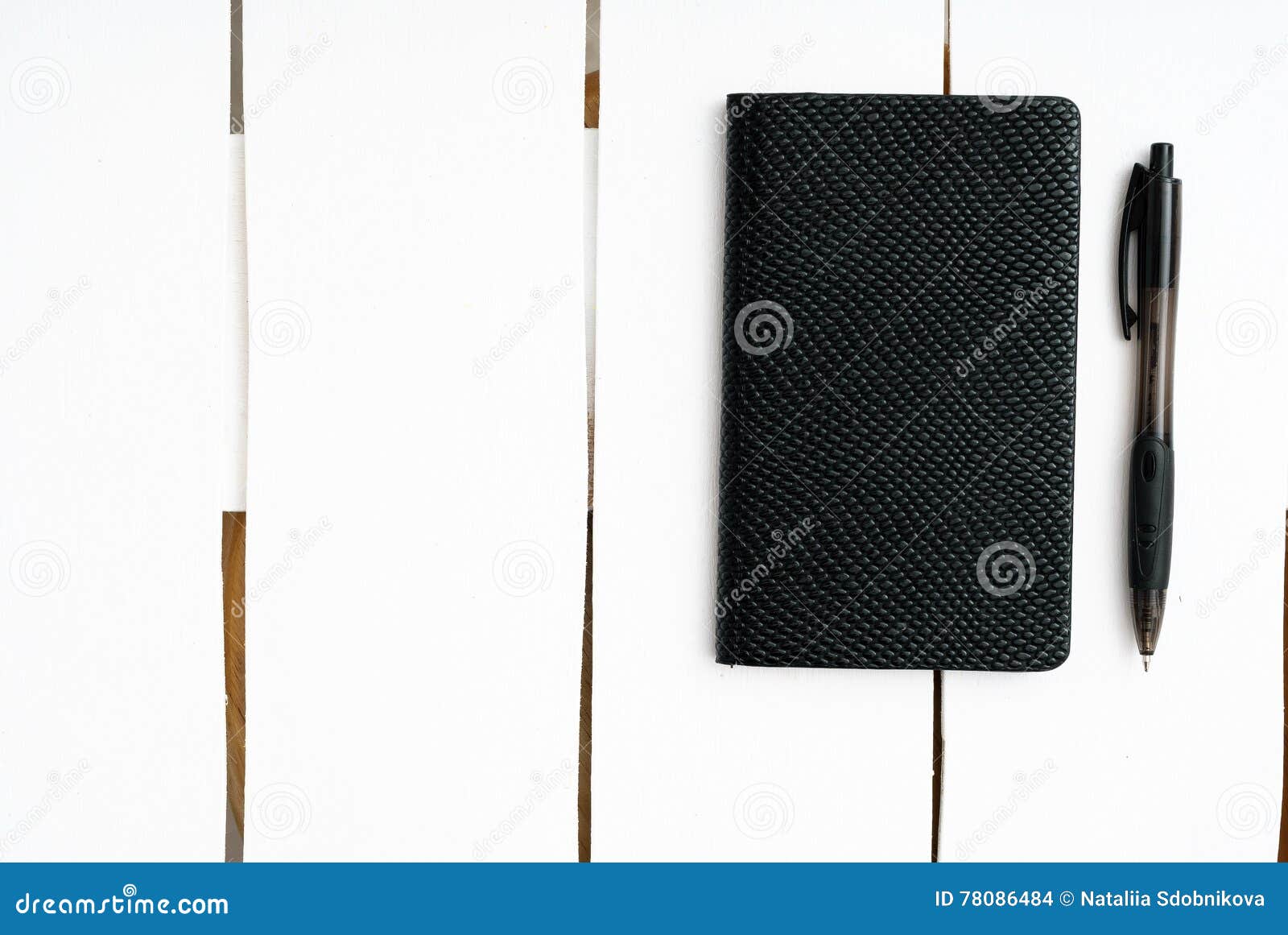 Small notepad with pen stock photo. Image of creative - 78086484