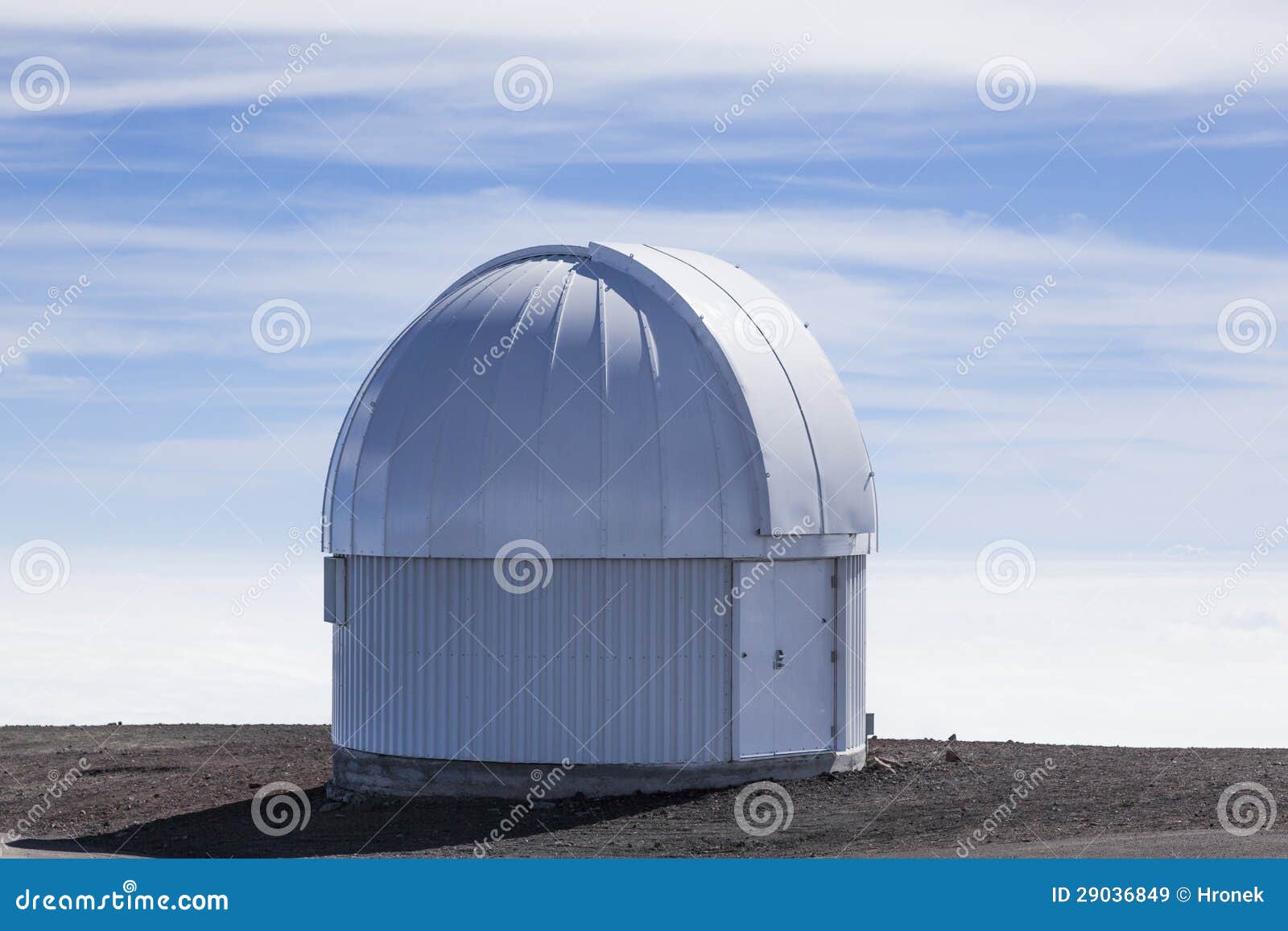 Small Observatory / Telescope on Mauna Kea Stock Image - Image of ...
