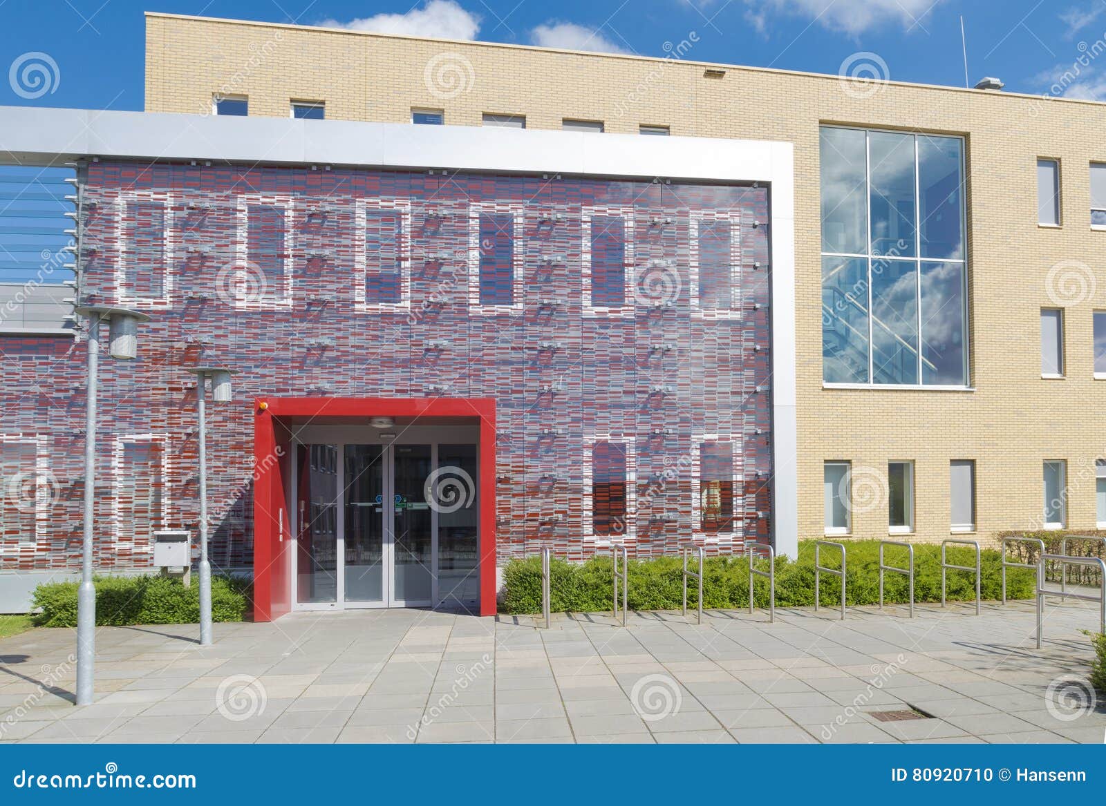 Small Office Building Entrance Stock Photo - Image of real, horizontal ...