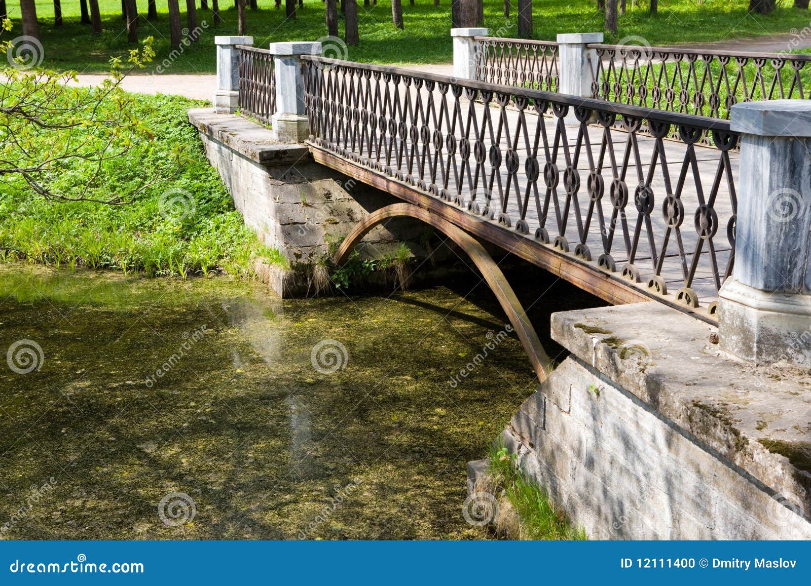 The small old bridge stock photo. Image of spring, construction - 12111400