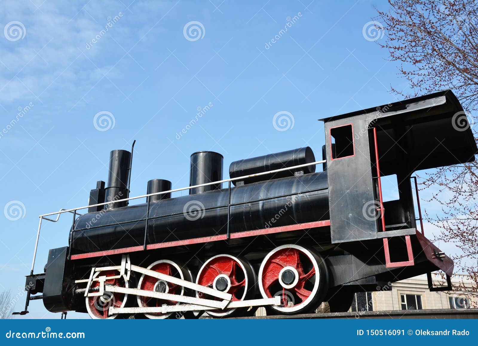 Small Old Handmade Locomotive Train Stock Image - Image of station ...