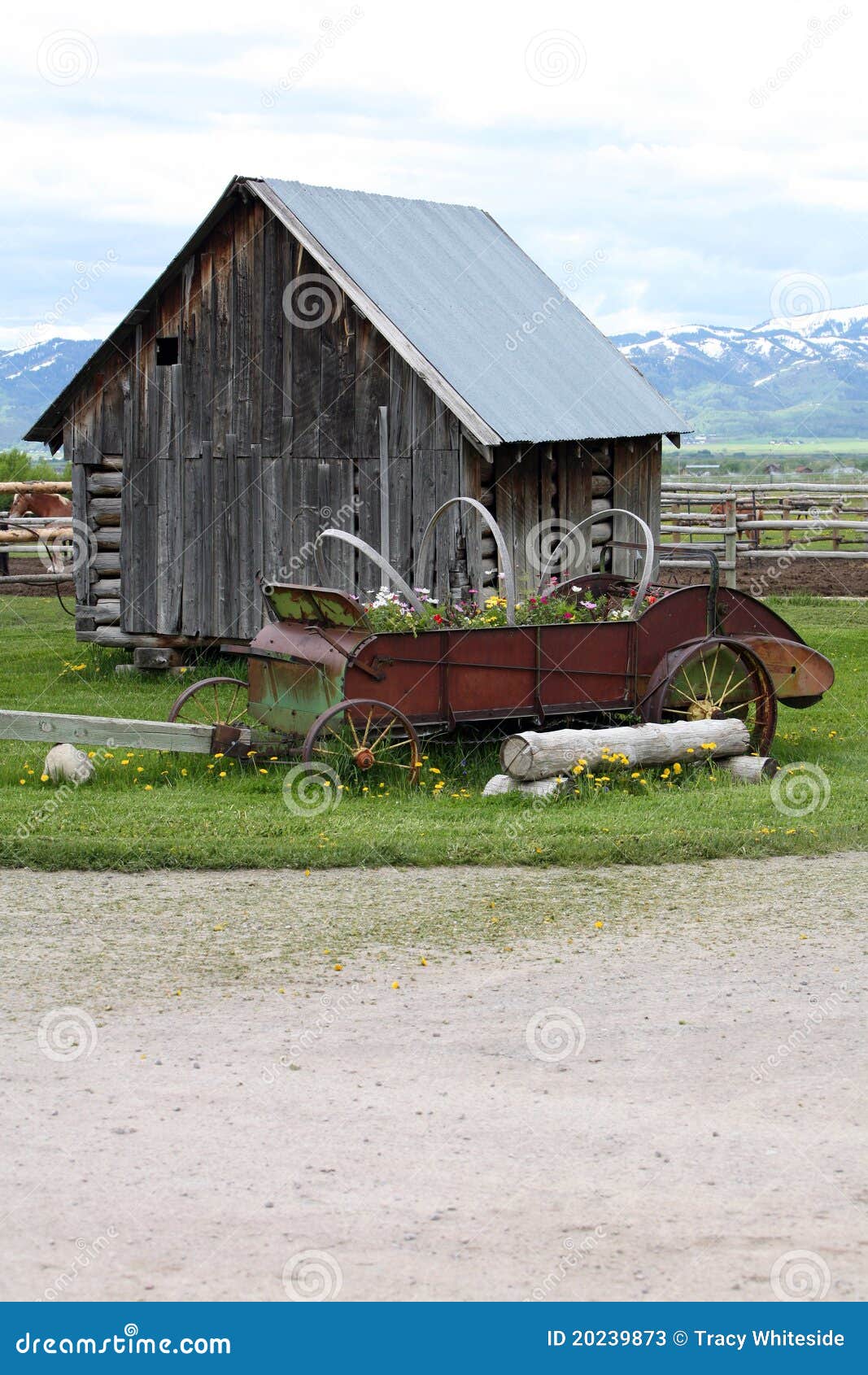 Small old house on ranch stock image. Image of nature - 20239873