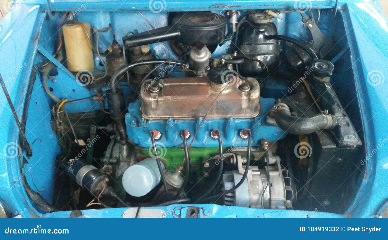 Small Old School Mini Engine Editorial Photography - Image of sedan ...