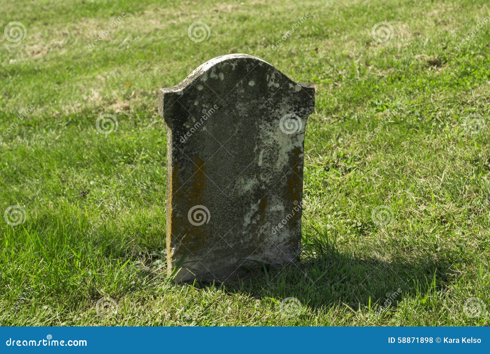 Small Old Weathered Cemetery Stone Stock Photo - Image of forgotten ...