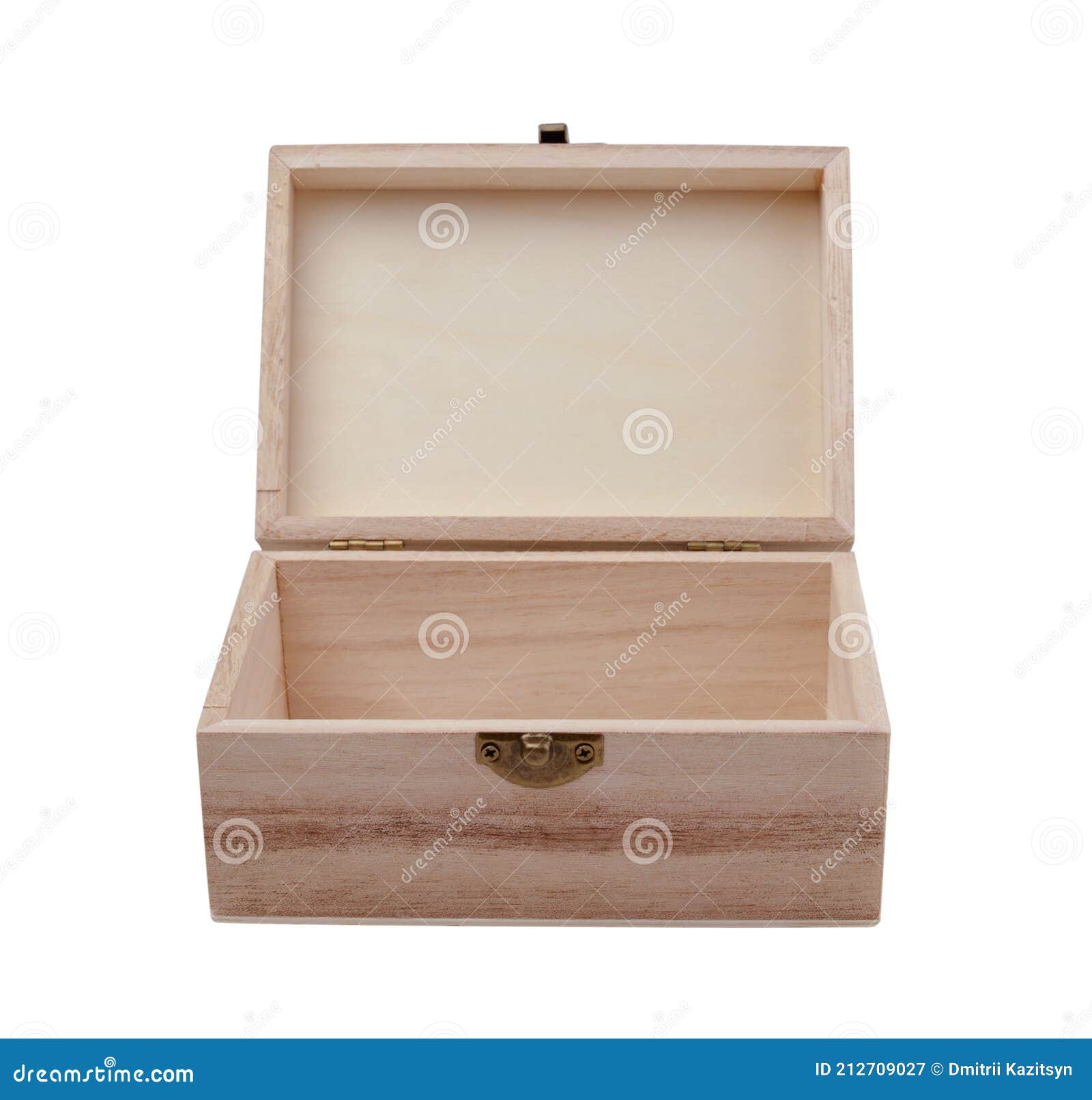 Small open wooden chest stock image. Image of furniture - 212709027