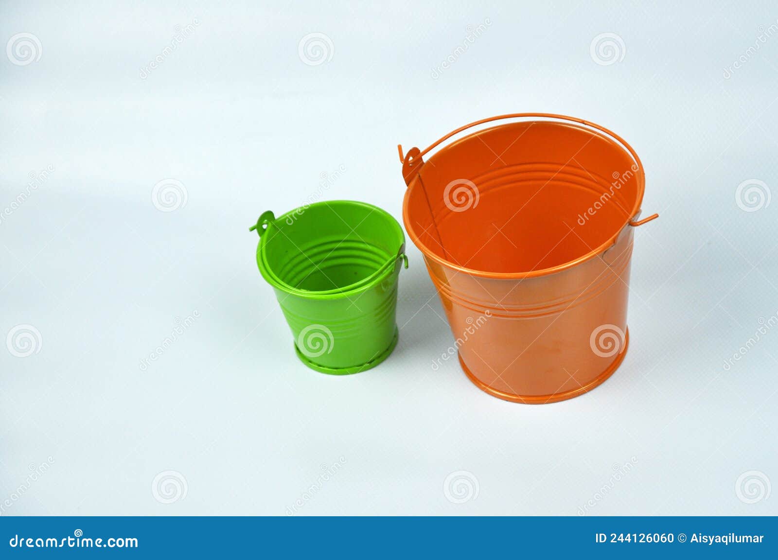 Green Buckets Stock Photography | CartoonDealer.com #17481110