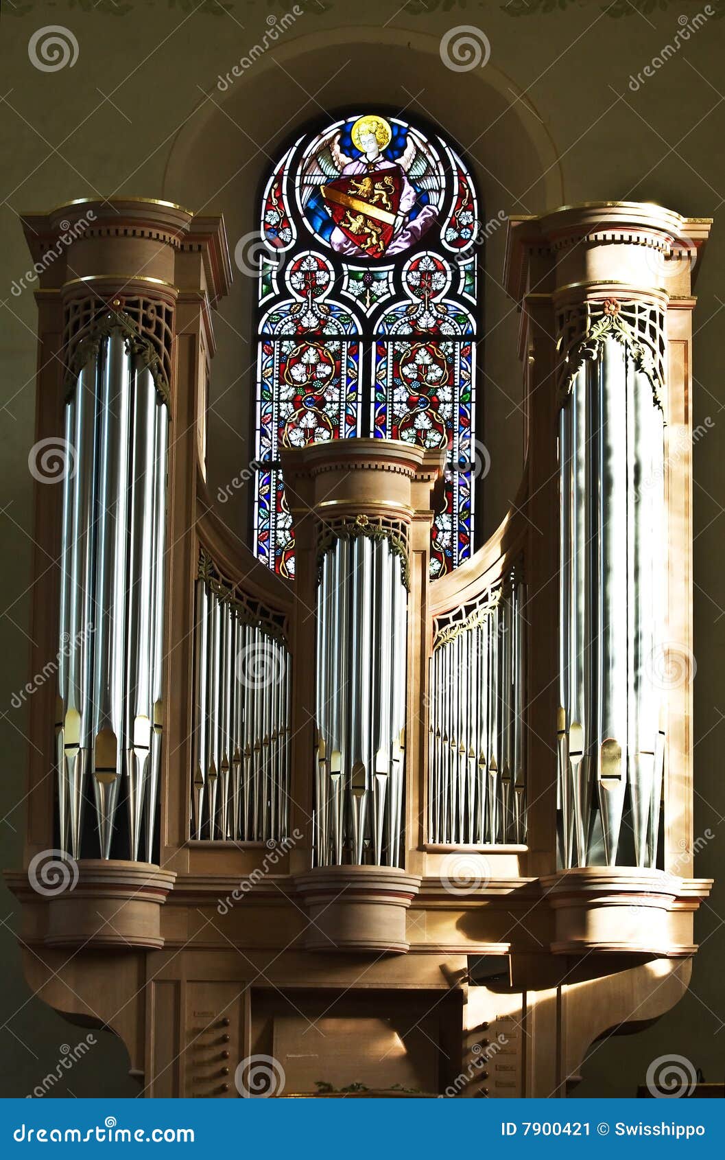 Small organ stock image. Image of antique, hymn, choir - 7900421