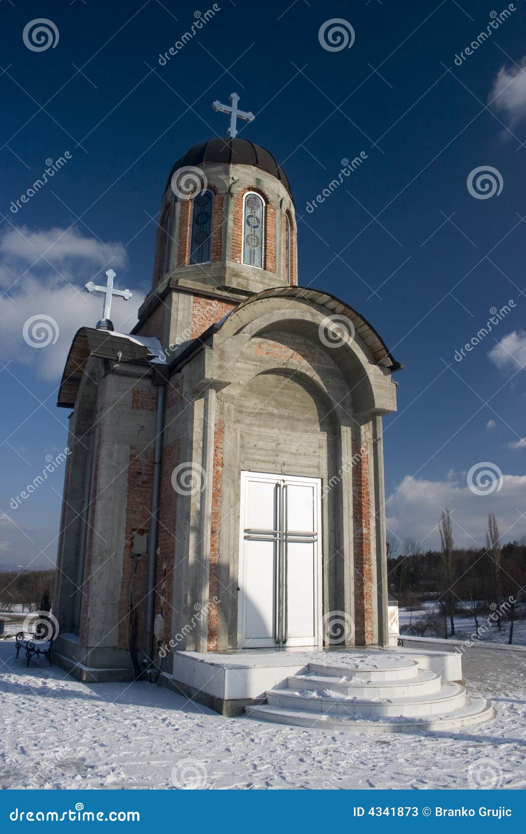 Small orthodox church stock image. Image of attractions - 4341873