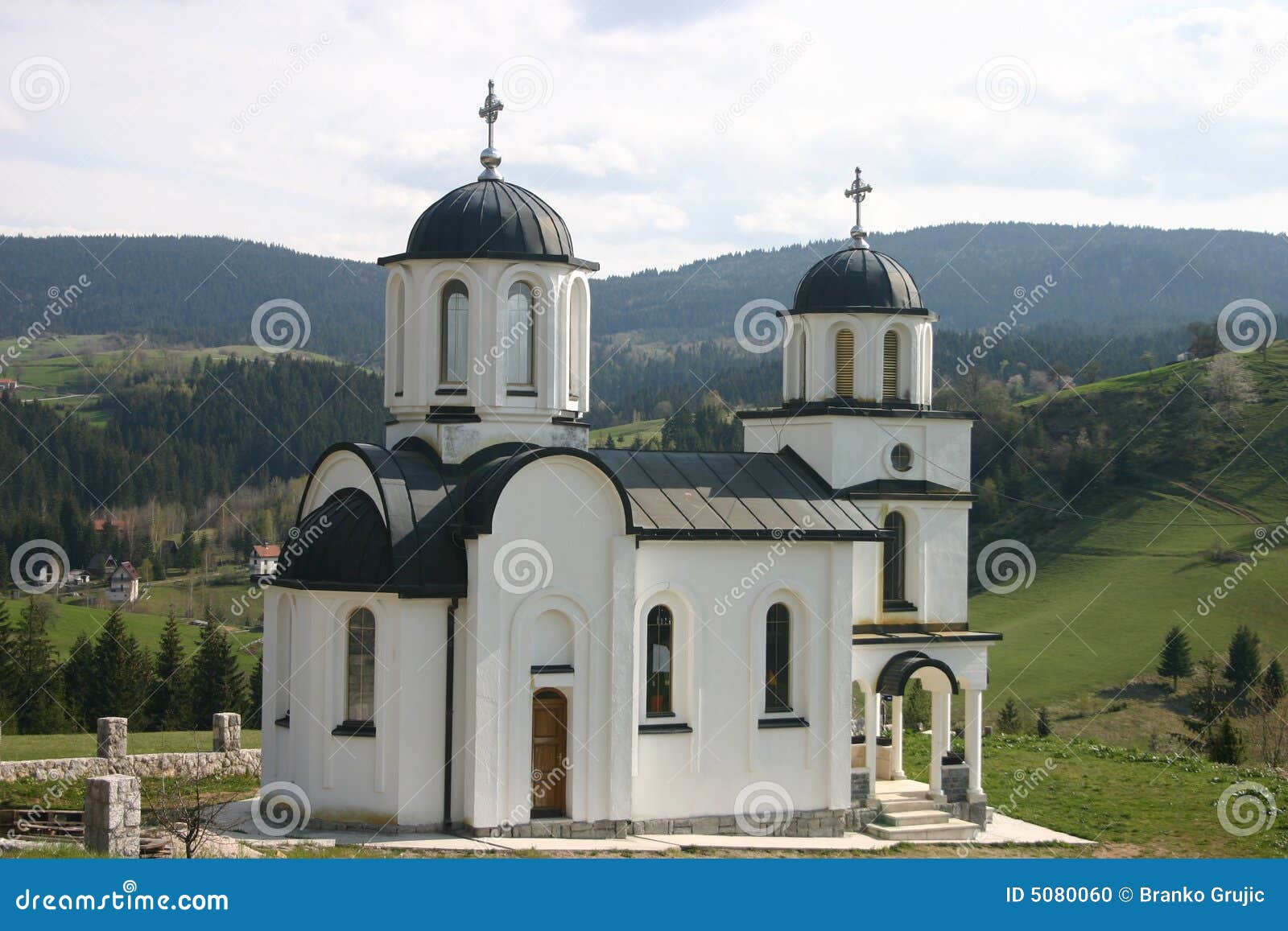 Small orthodox church stock photo. Image of blue, destinations - 5080060