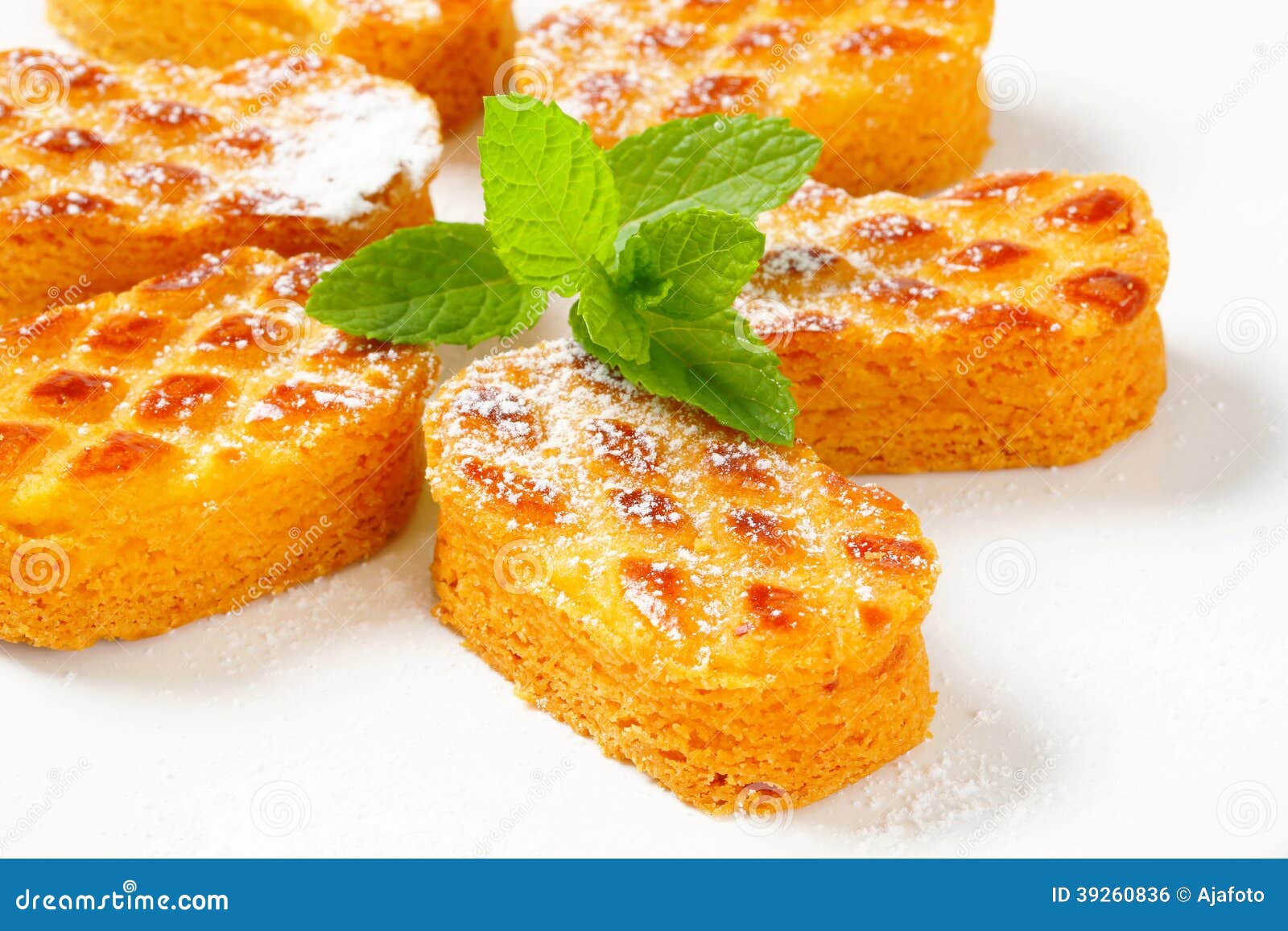 Small oval-shaped cakes stock photo. Image of sweet, kanos - 39260836