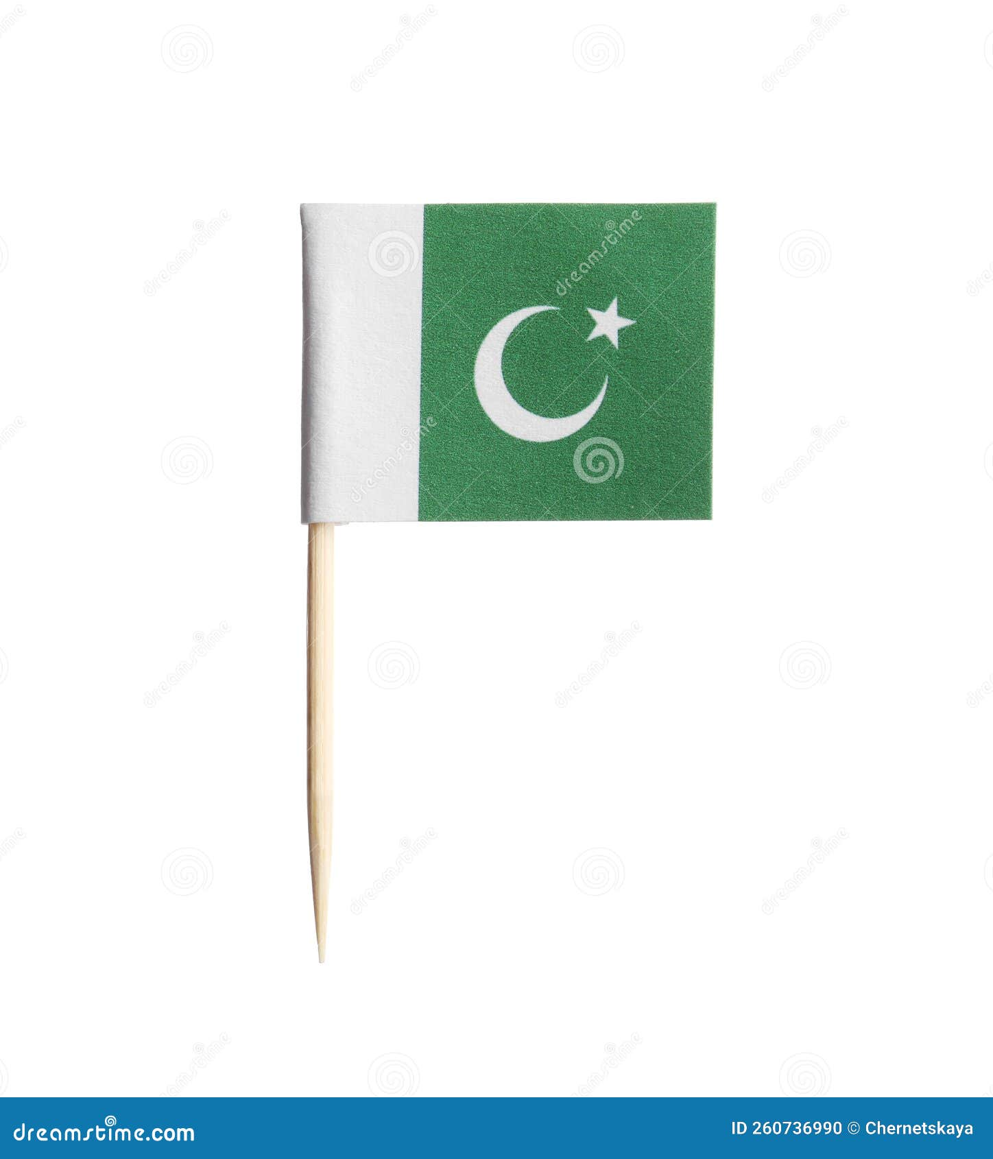 Small Paper Flag of Pakistan Isolated on White Stock Photo - Image of ...