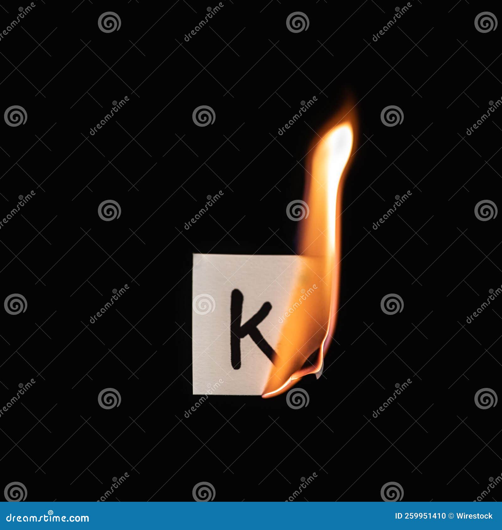 Letter K Fire