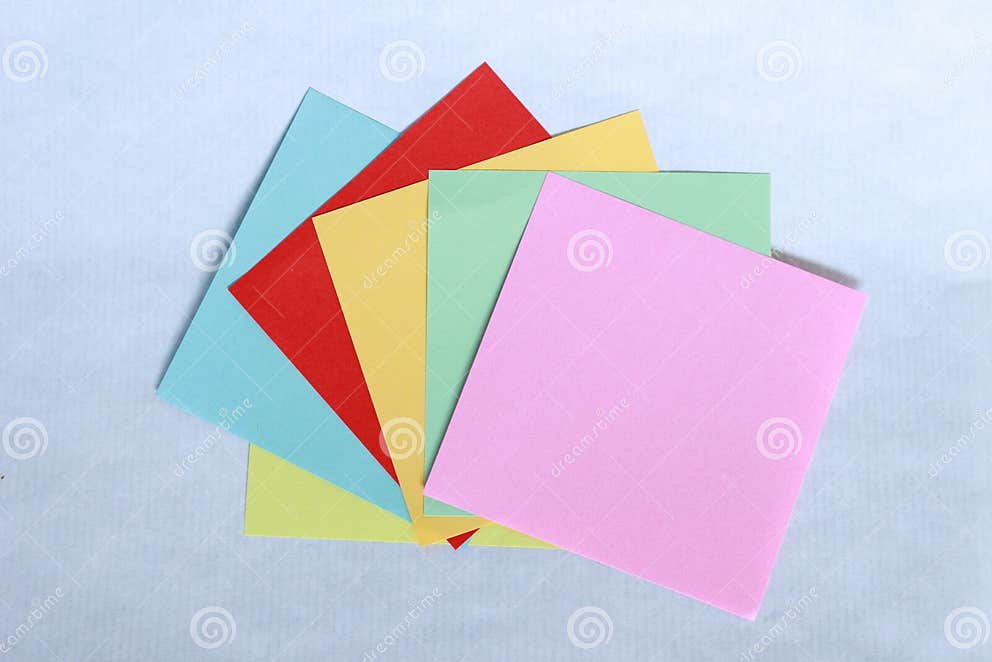 Small Paper Think Self Sticky Self and All Colors To Write Messages ...