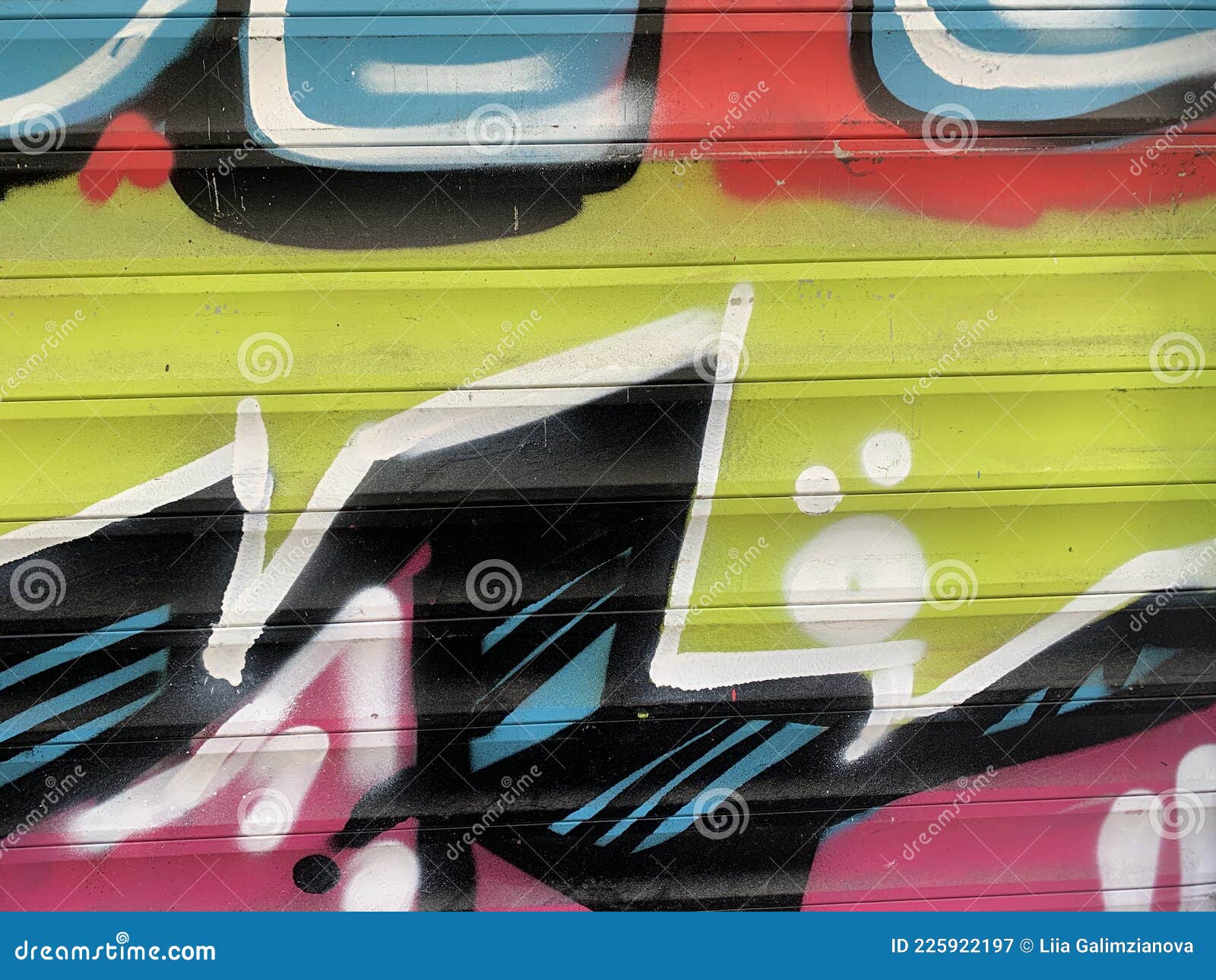 Small part of graffiti stock image. Image of artist - 225922197