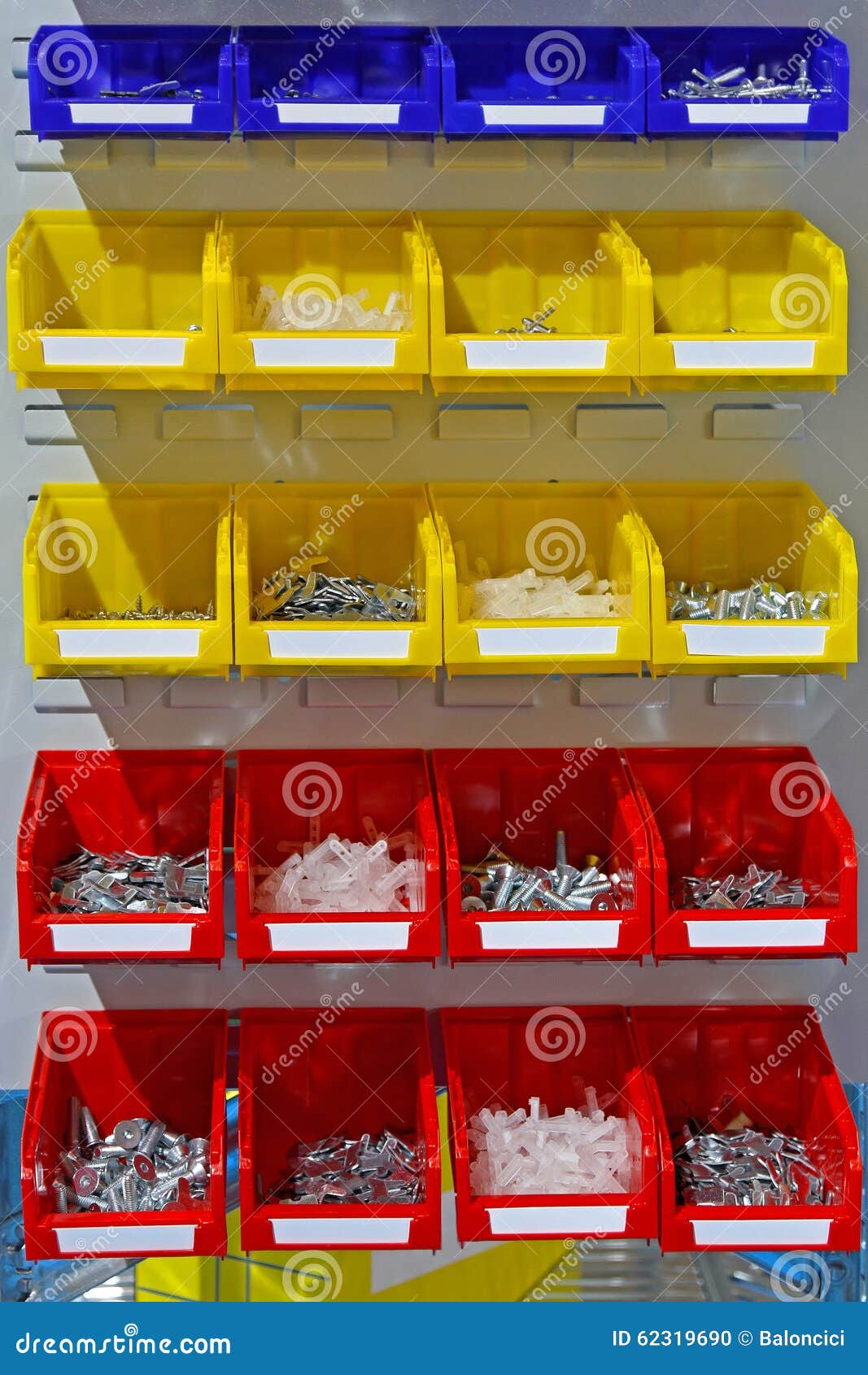 Small Parts Organizer stock photo. Image of shelf, shelves - 62319690
