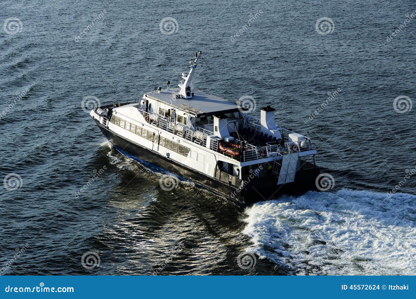 Small passenger ferries stock photo. Image of tranport - 45572624