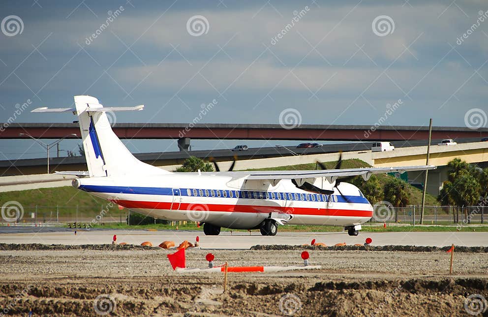 Small passenger plane stock image. Image of small, airport - 4262391