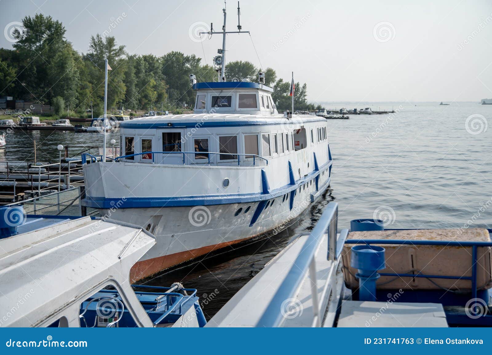 A Small Passenger Pleasure Boat Stock Image - Image of ship, summer ...