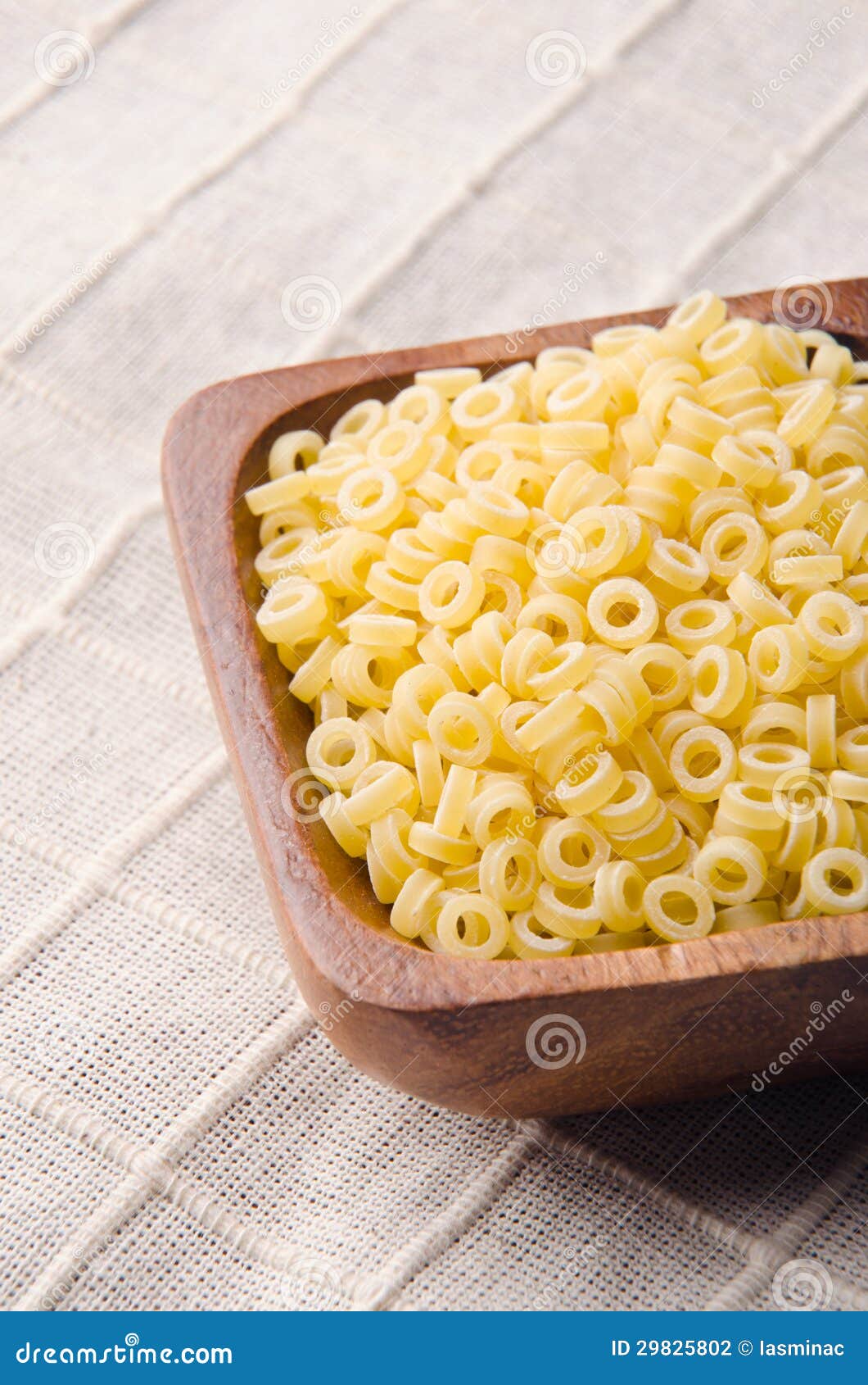 Anellini pasta rings stock photo. Image of shape, cuisine - 29825802
