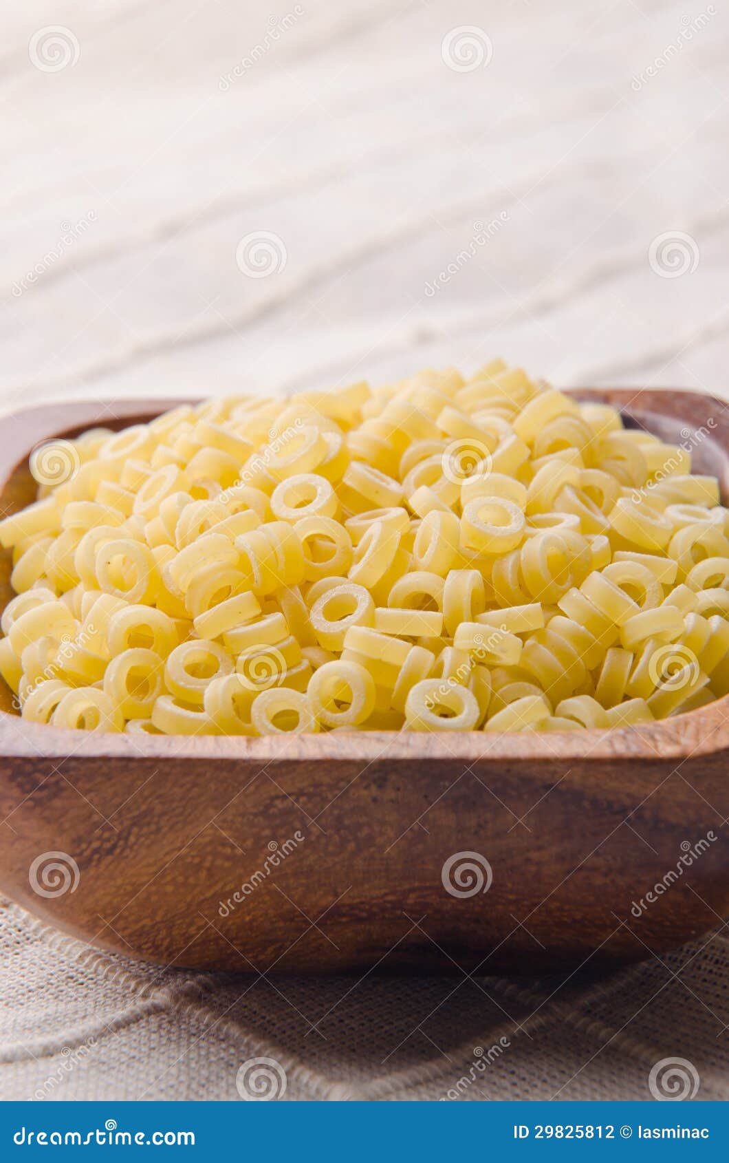 Anellini pasta rings stock photo. Image of meal, closeup - 29825812