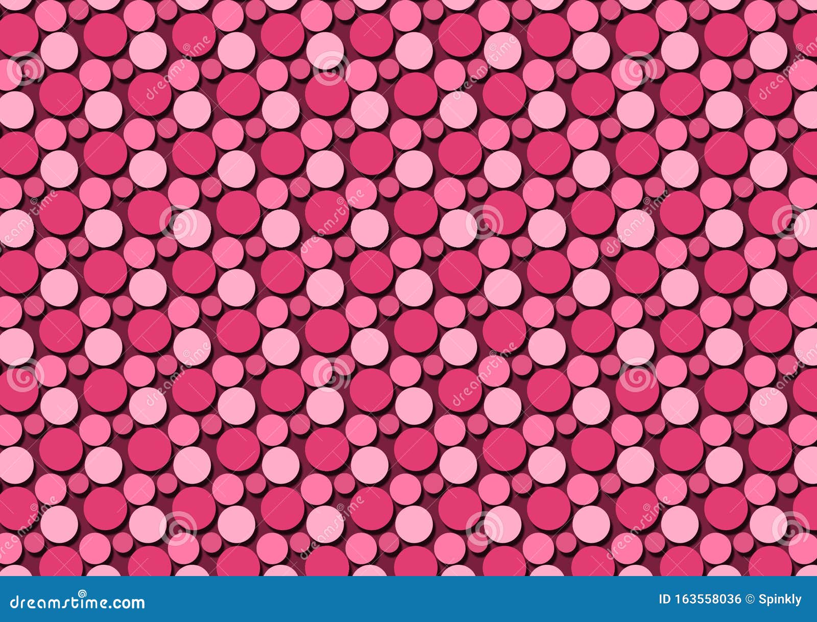 Small Pattern Circles Shape Pink Wallpaper Design Background Stock ...