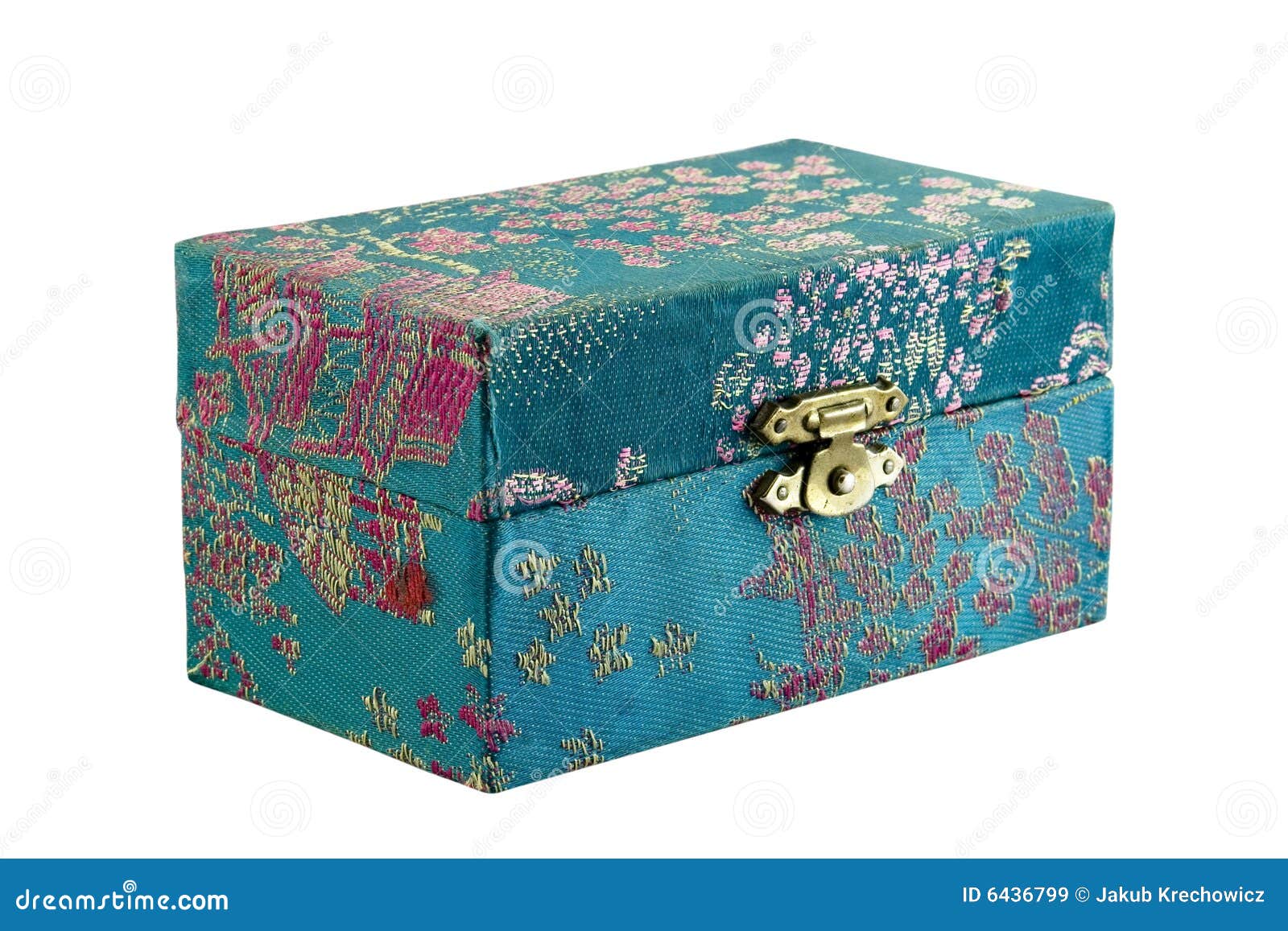Small patterned box stock image. Image of oriental, metal - 6436799