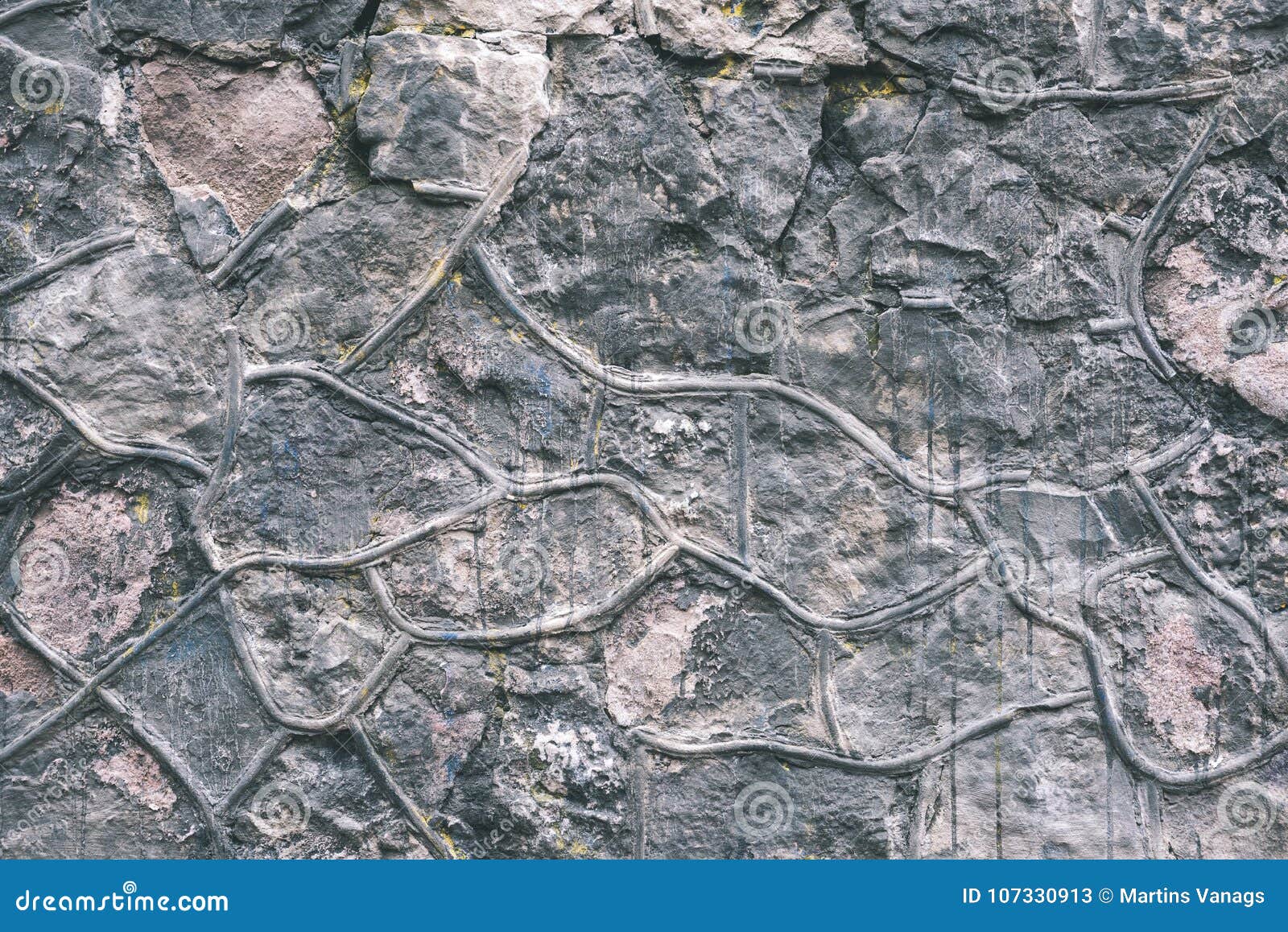 Small Pebble Rock Background Texture - Vintage Film Effect Stock Image ...