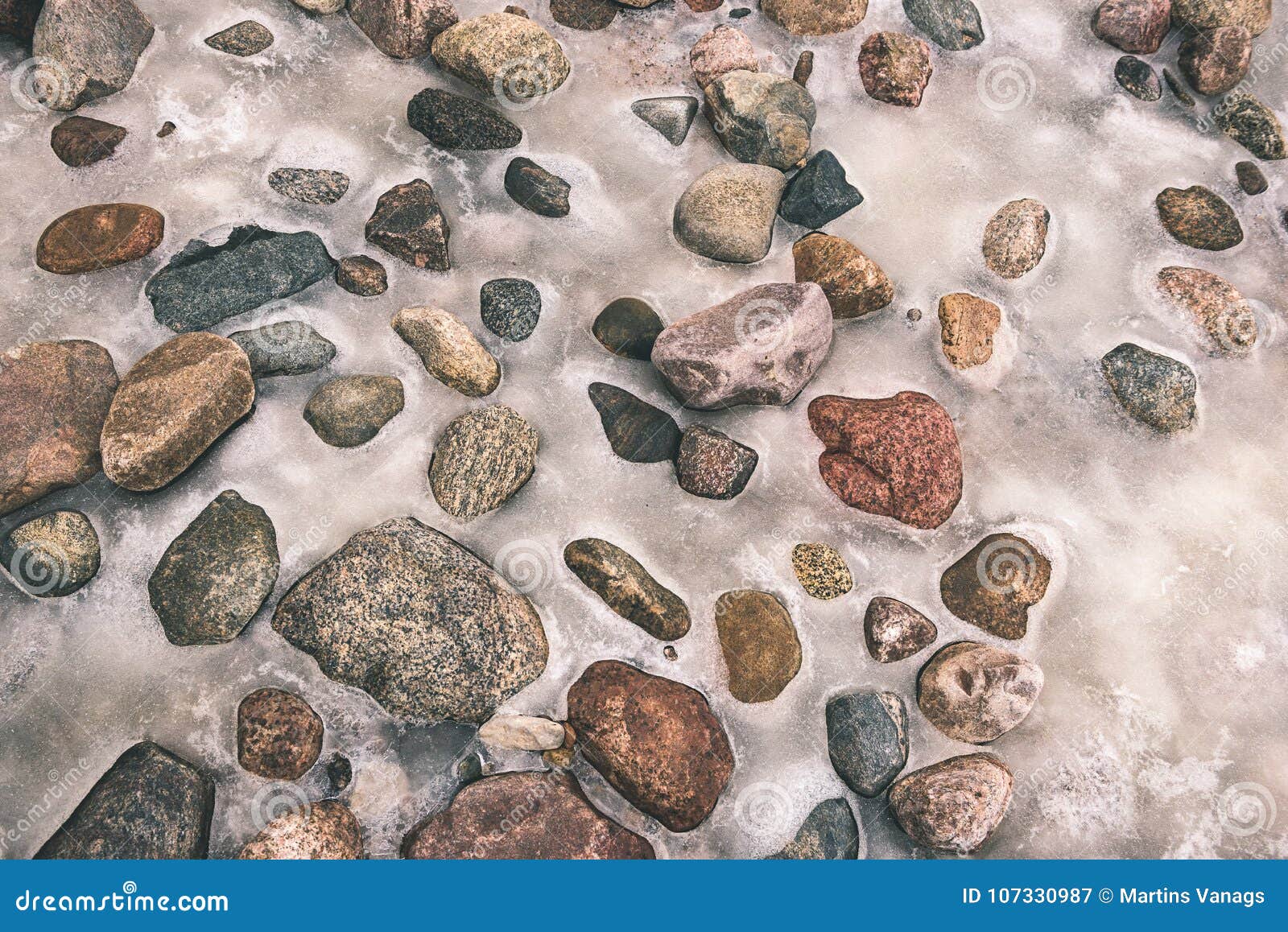 Small Pebble Rock Background Texture - Vintage Film Effect Stock Image ...