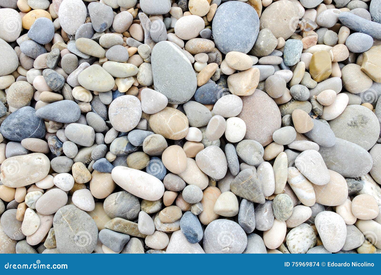Small Pebble Rocks, Pattern with Gray Tones Stock Photo - Image of ...