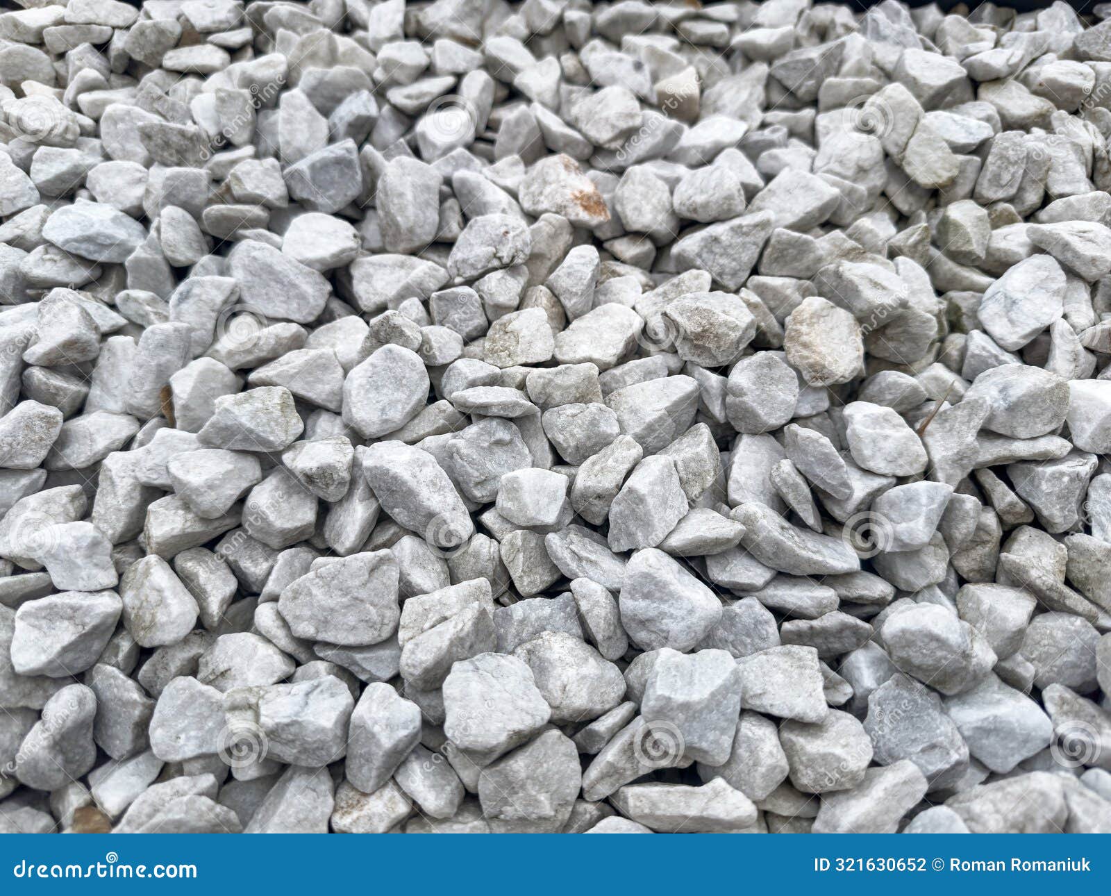 Small Pebbles for Building Materials or Home Design, Light Grey Gravel ...