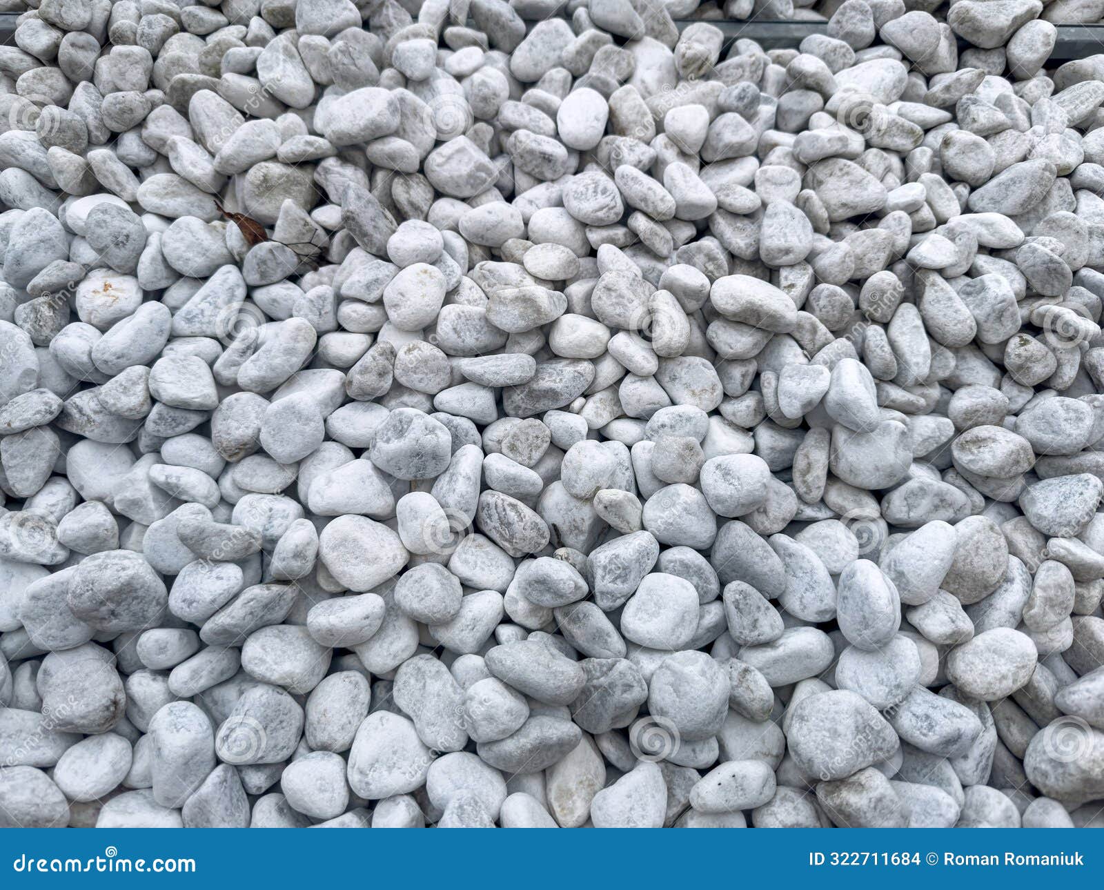 Small Pebbles for Building Materials or Home Design, Light Grey Gravel ...