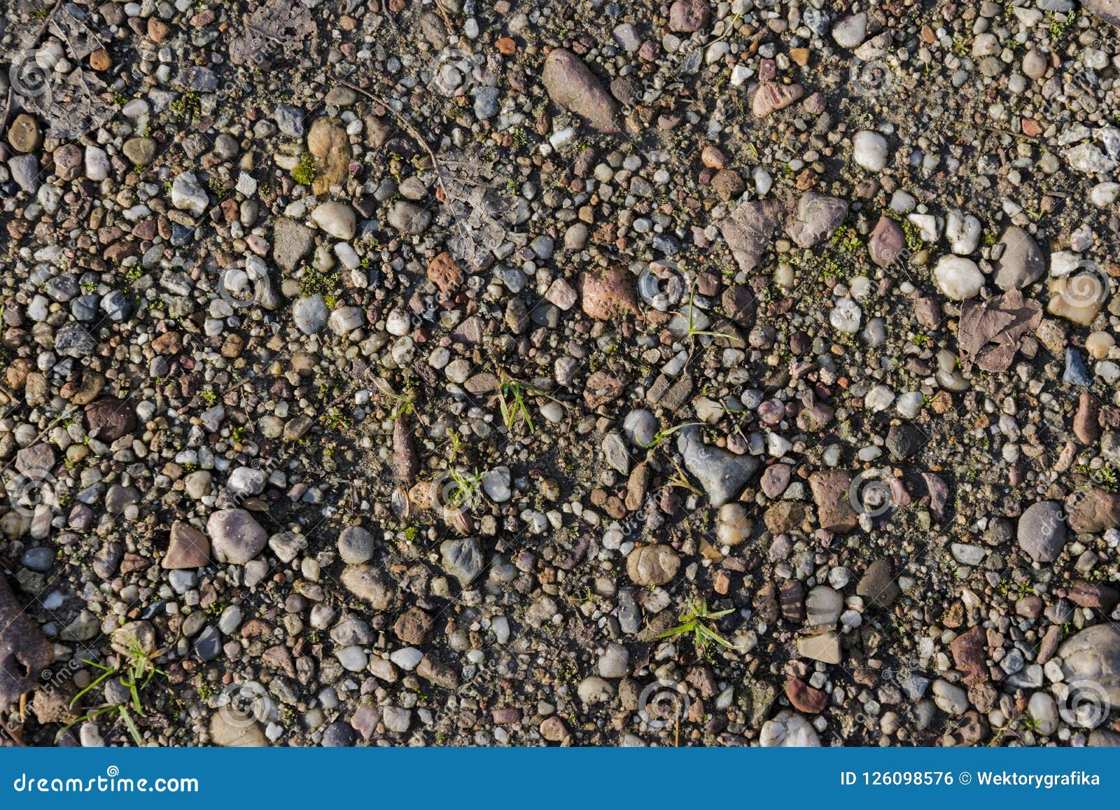 Small Pebbles Close Up Photo. Natural Stone Background. Stock Photo ...