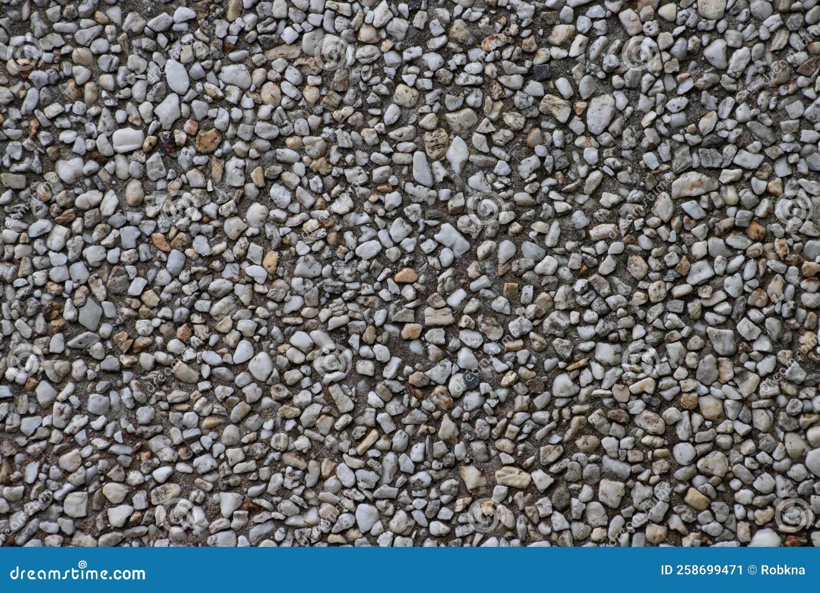 Small Pebbles in Concrete Wall for Background Stock Image - Image of ...