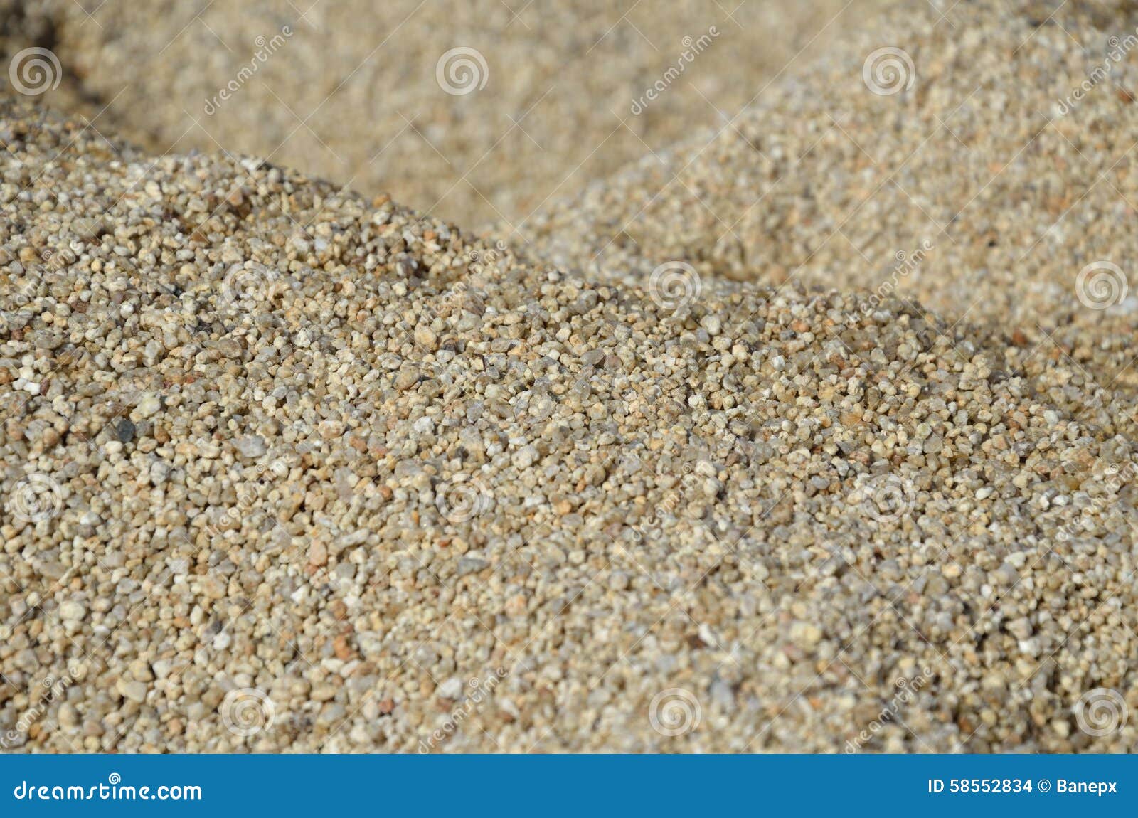 Small pebbles dunes stock photo. Image of rock, beach - 58552834