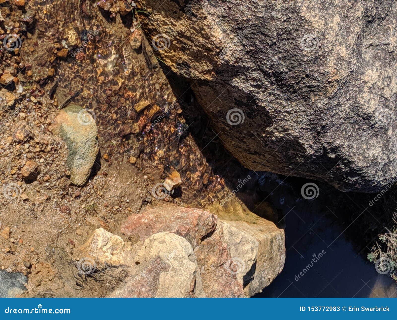 Small Pebbles in Fresh Water Stream Stock Image - Image of rock, water ...